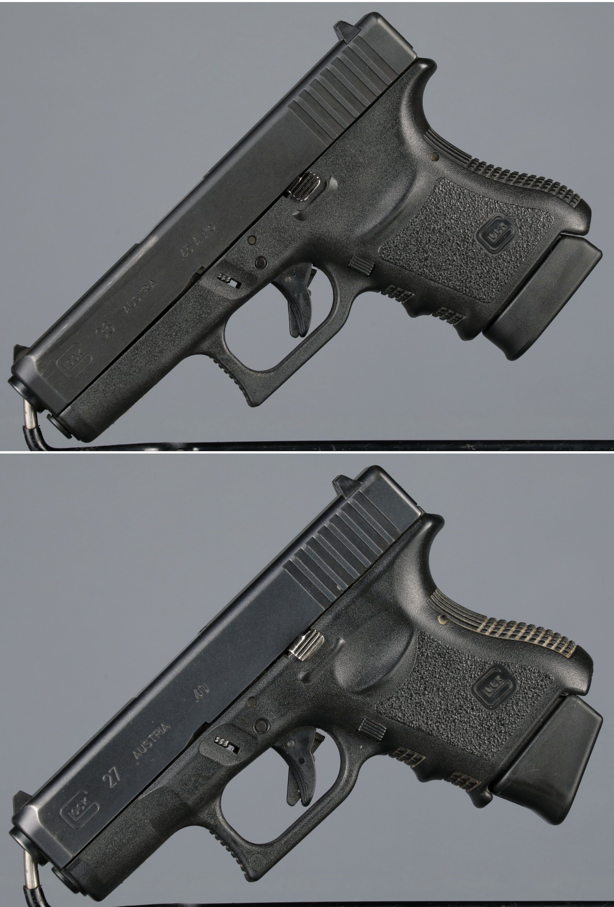 Two Glock Semi-Automatic Pistols | Rock Island Auction