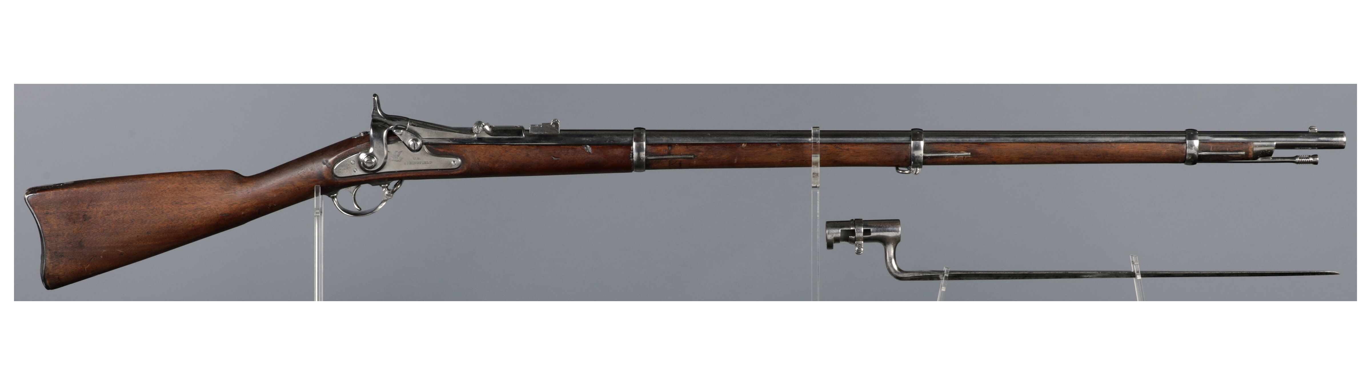 U.S. Springfield Model 1866 Allin Conversion Trapdoor Rifle | Rock ...