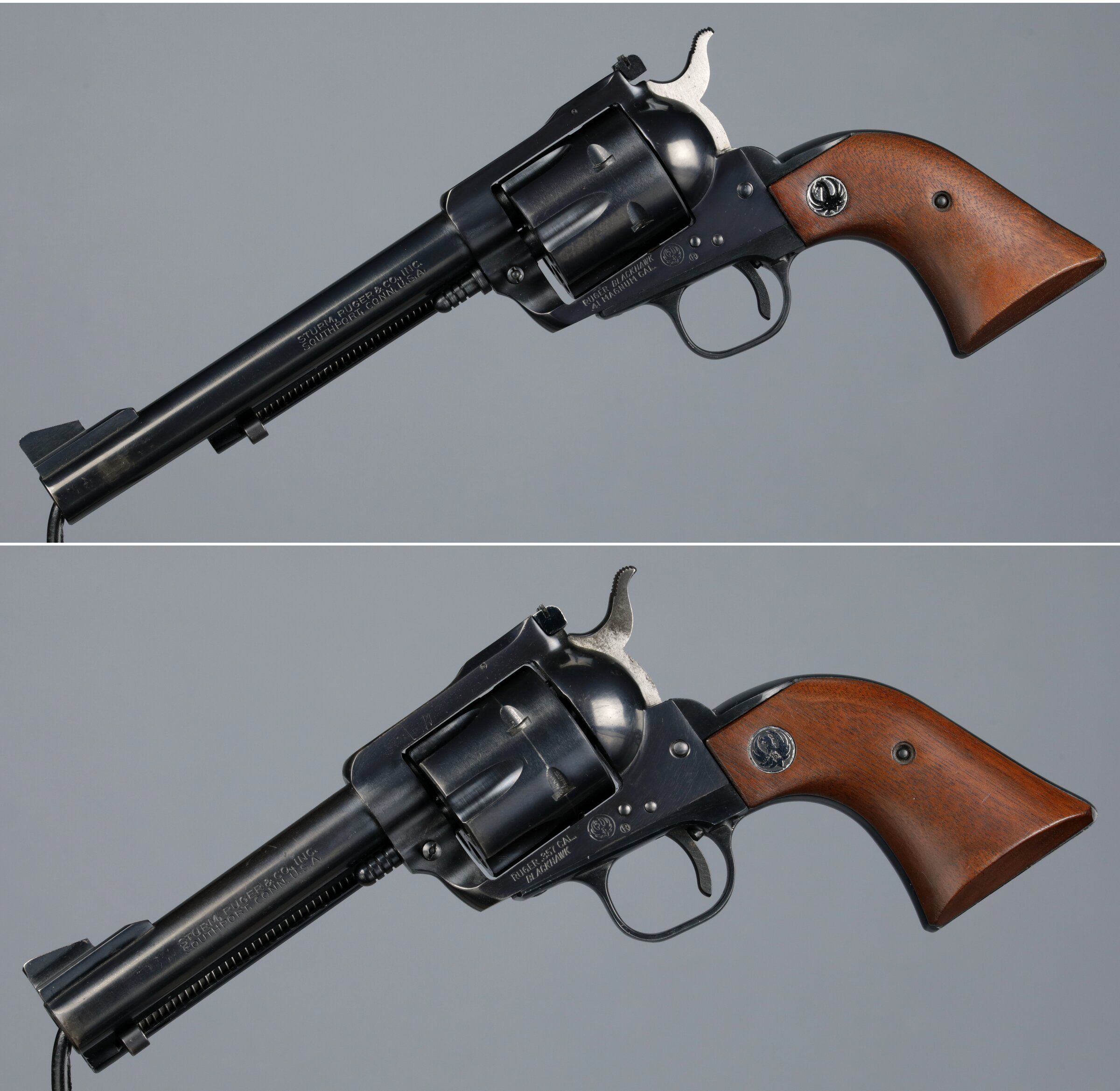 Two Ruger Blackhawk Single Action Revolvers | Rock Island Auction