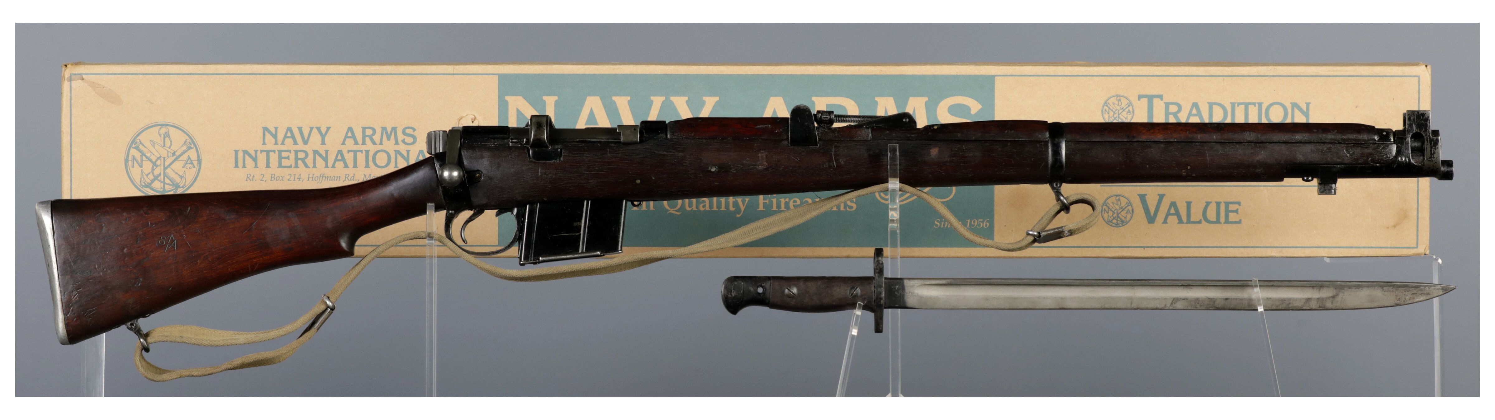 Indian Ishapore Model 2A Rifle with Box and Bayonet | Rock Island Auction