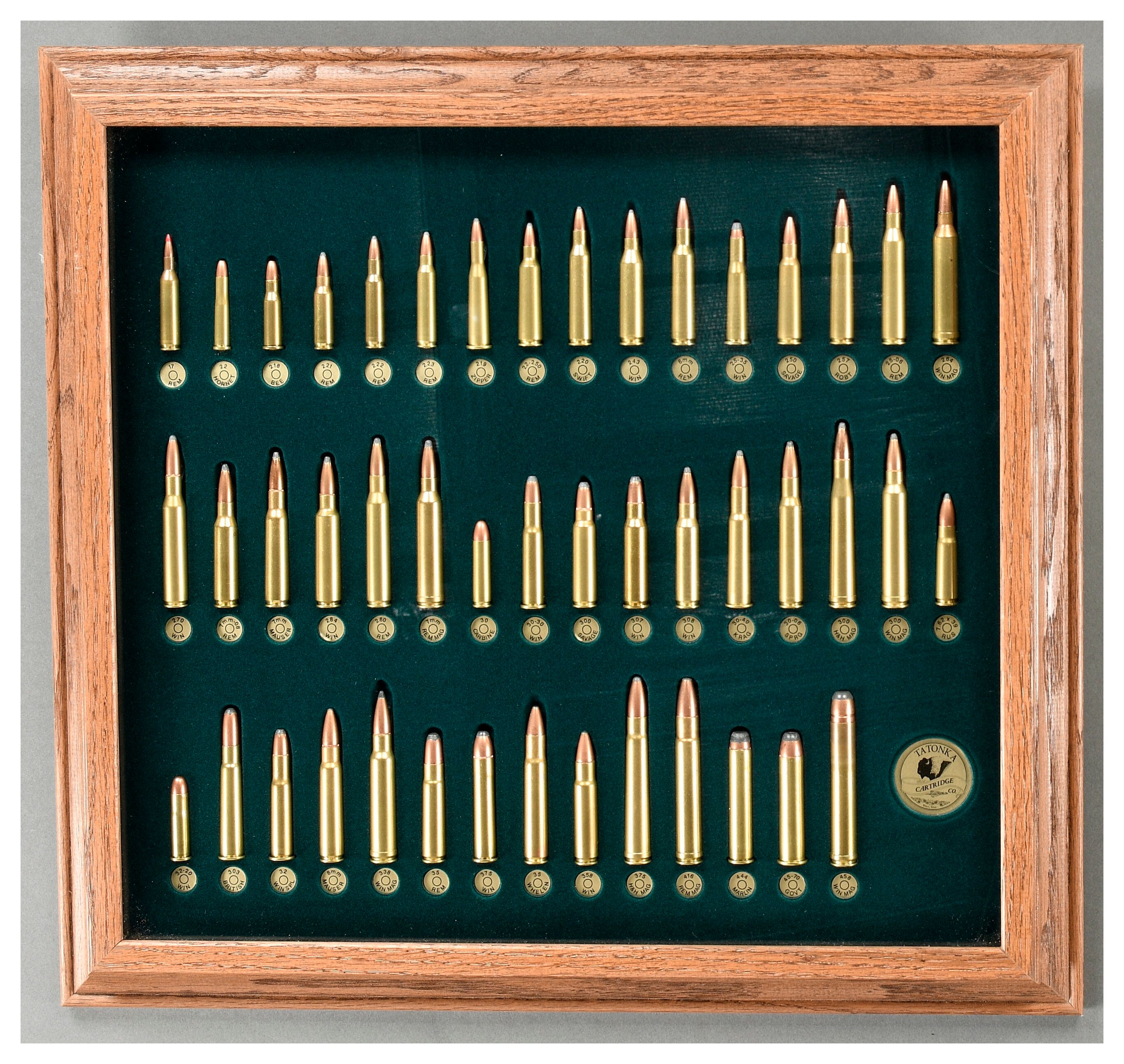 Framed Tatonka Cartridge Company Cartridge Display | Rock Island Auction