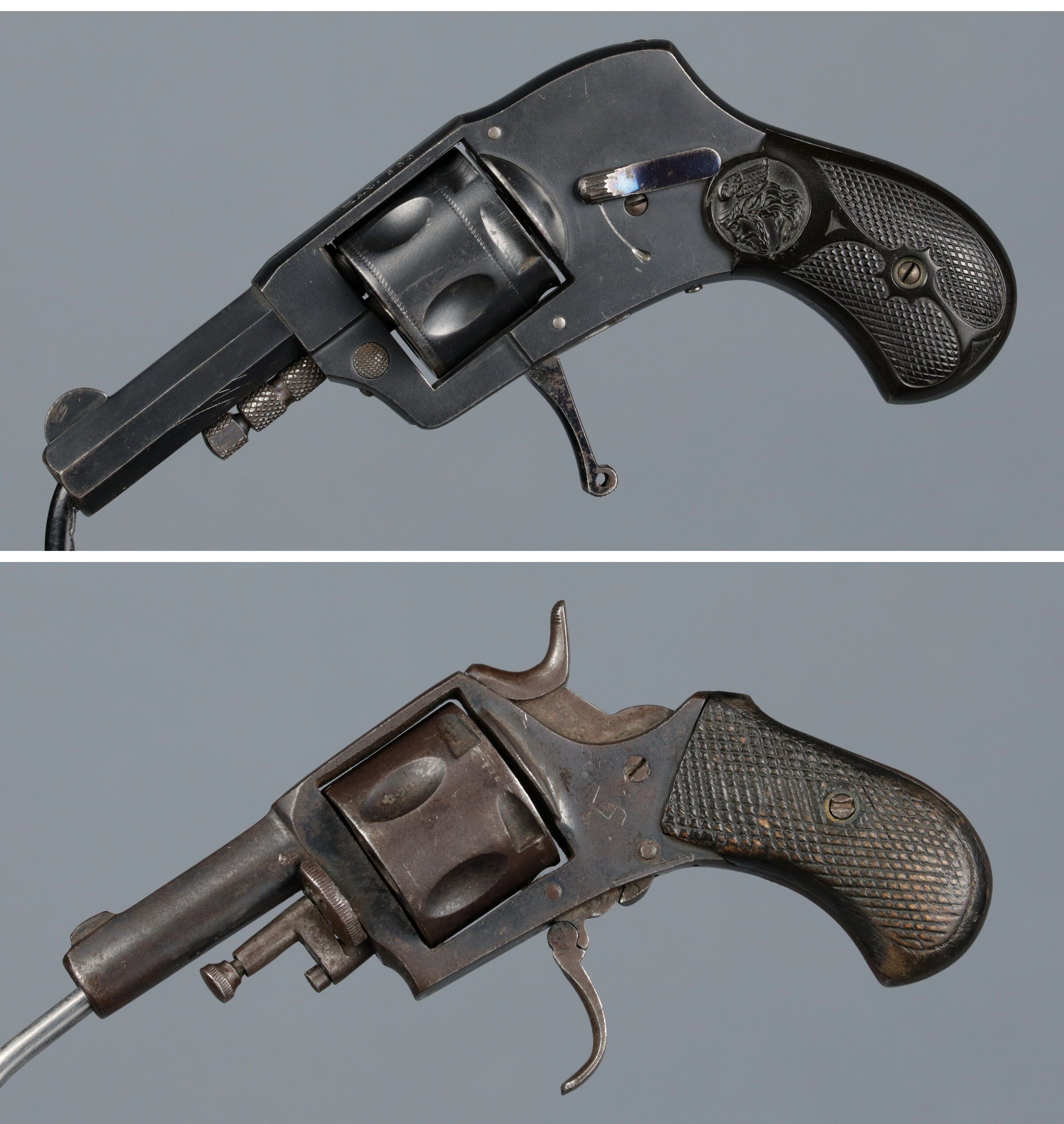 Two European Double Action Folding Trigger Pocket Revolvers | Rock ...