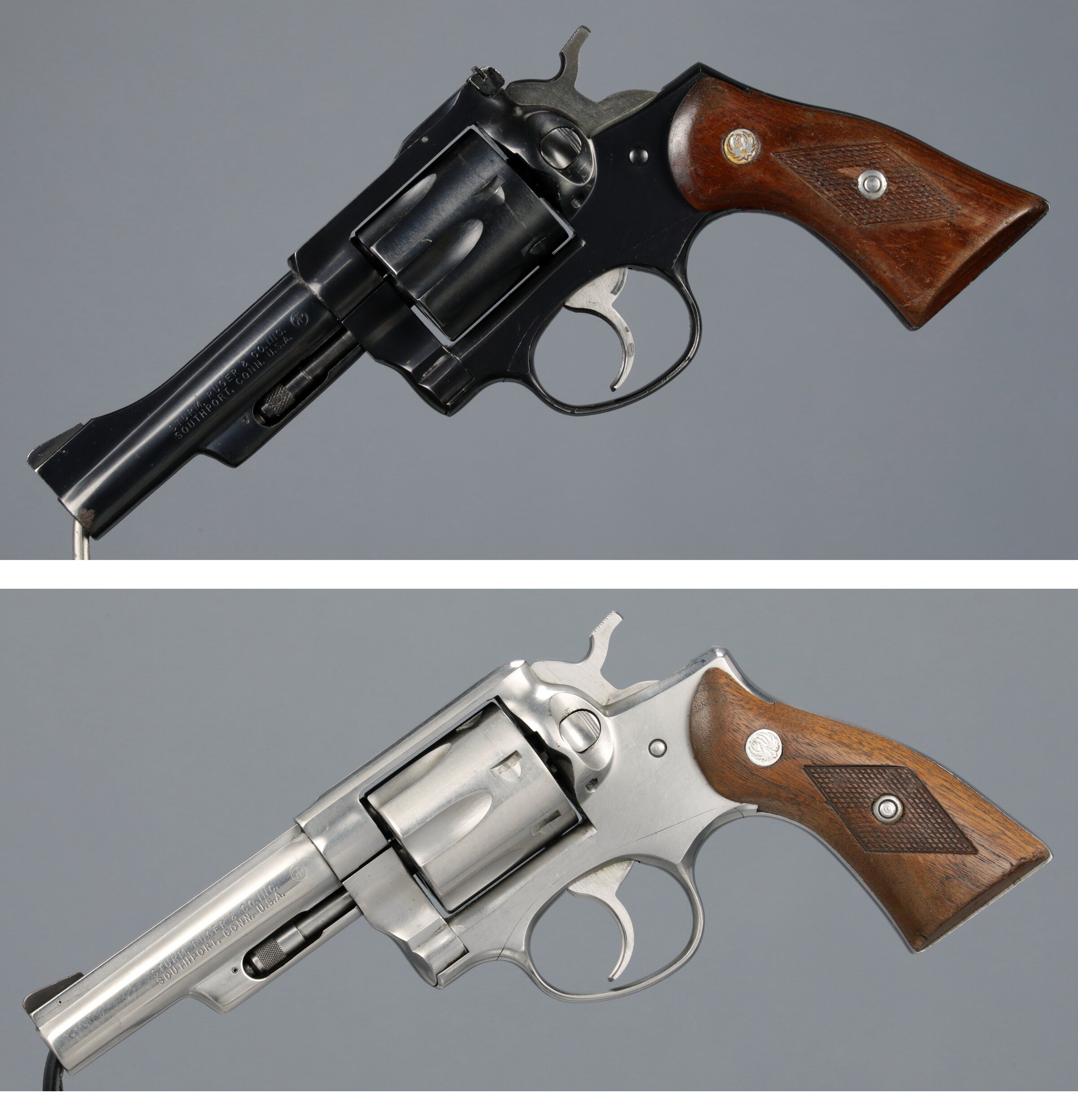Two Ruger Double Action Revolvers | Rock Island Auction