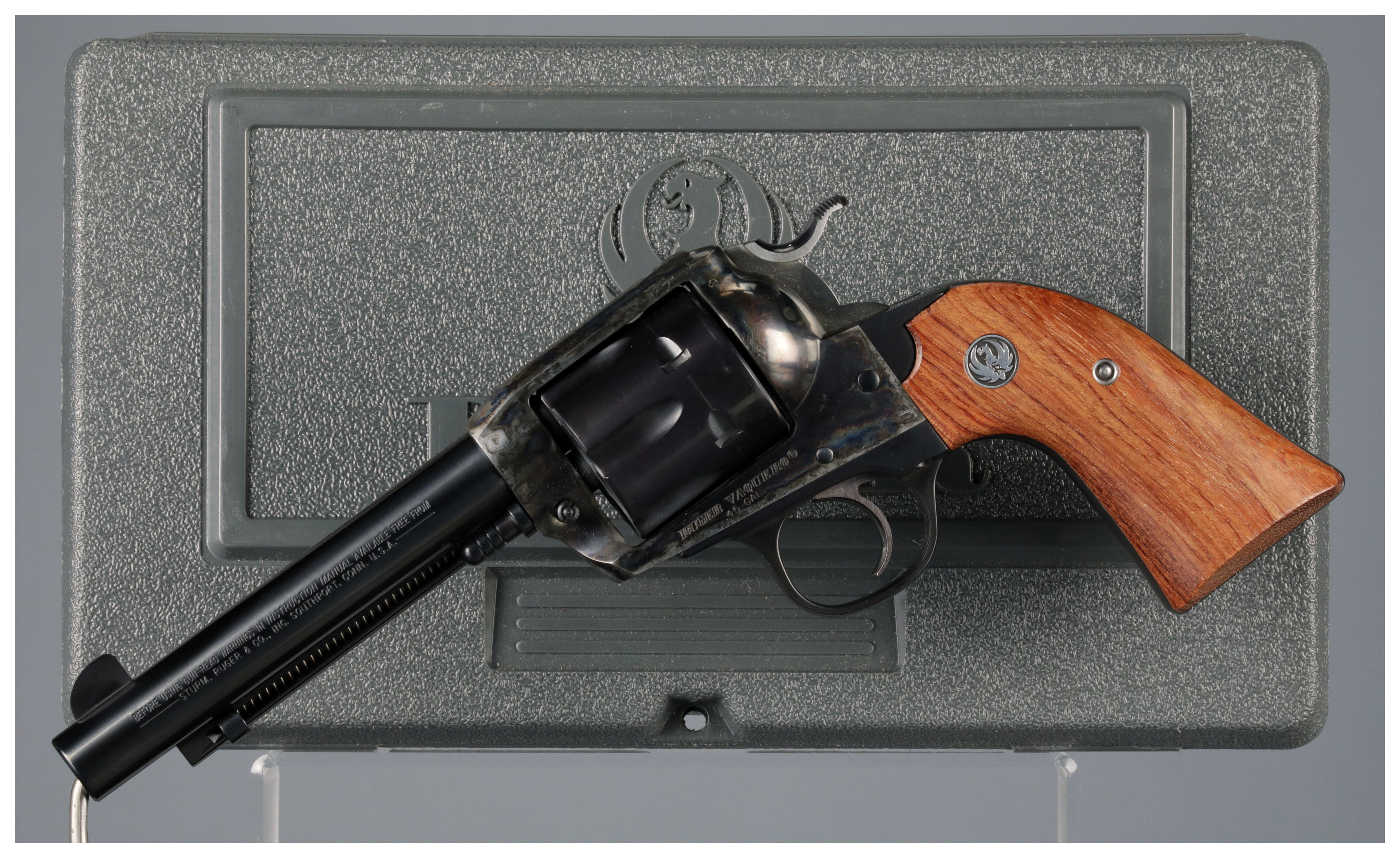 Ruger Vaquero Bisley Single Action Revolver with Case | Rock Island Auction