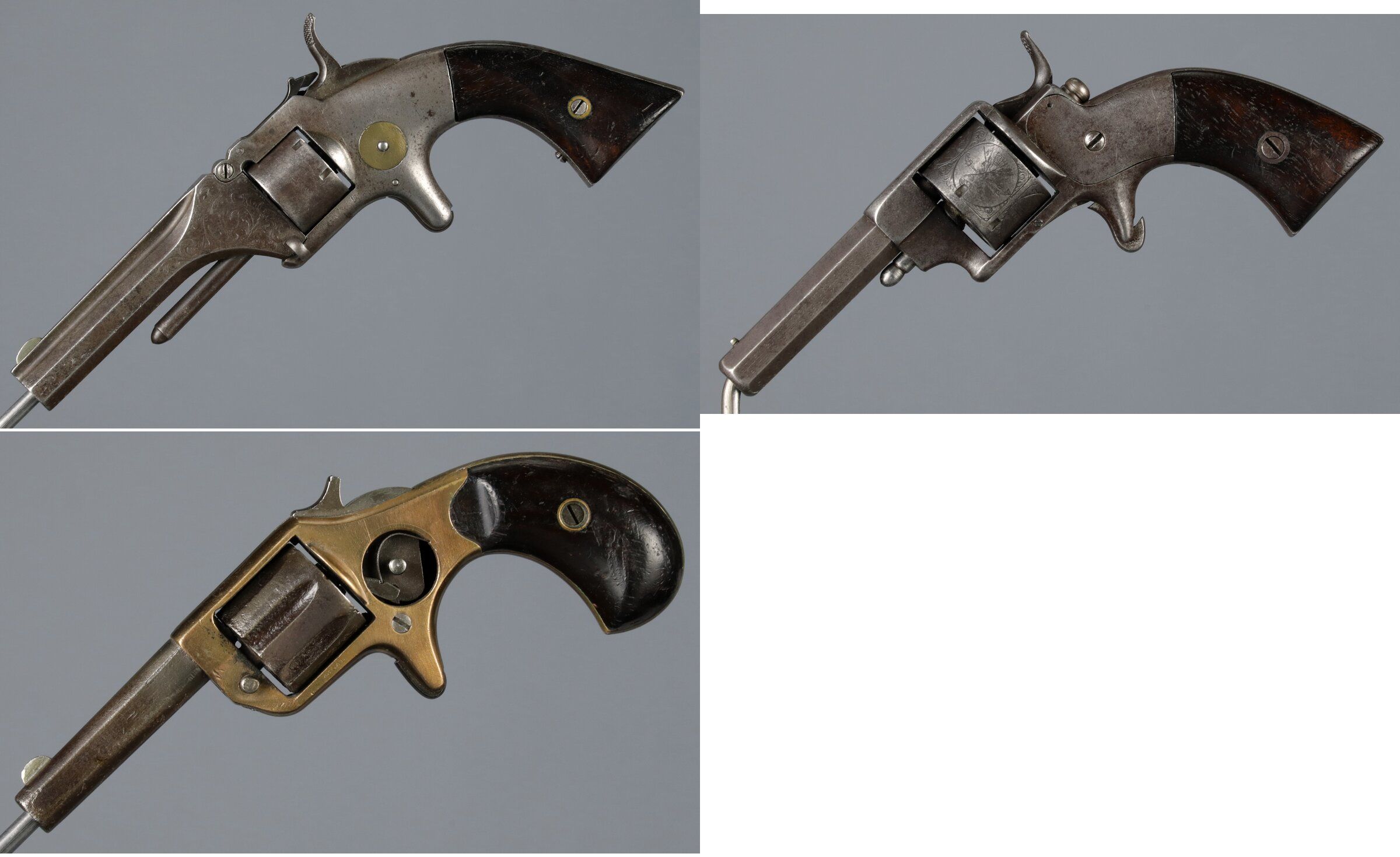 Three American Spur Trigger Pocket Revolvers | Rock Island Auction