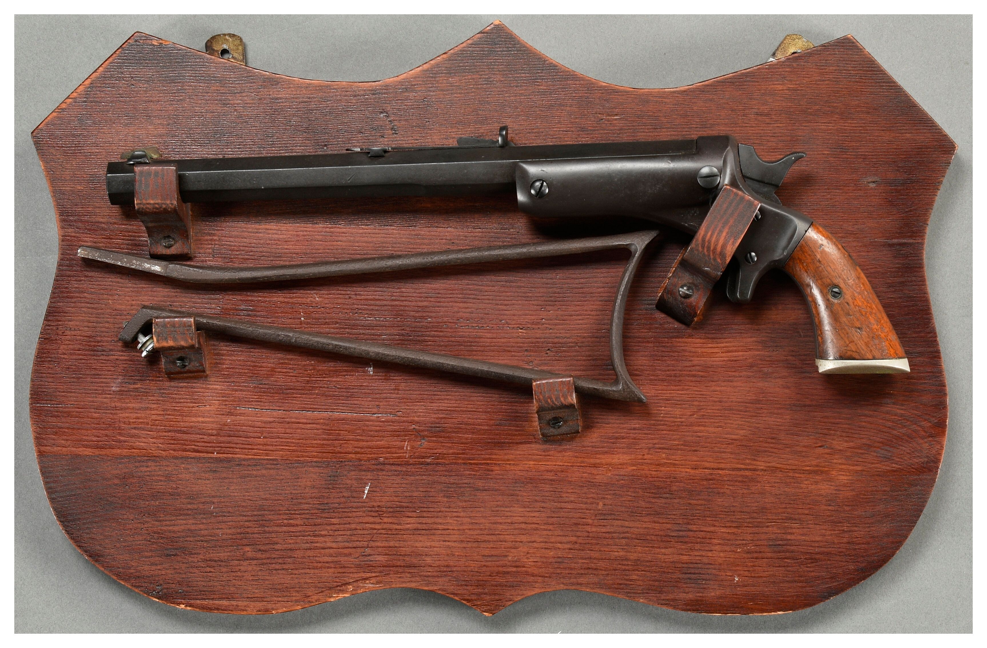 Stevens Vernier Hunter's Pet Pocket Rifle with Stock and Wall Mo | Rock ...