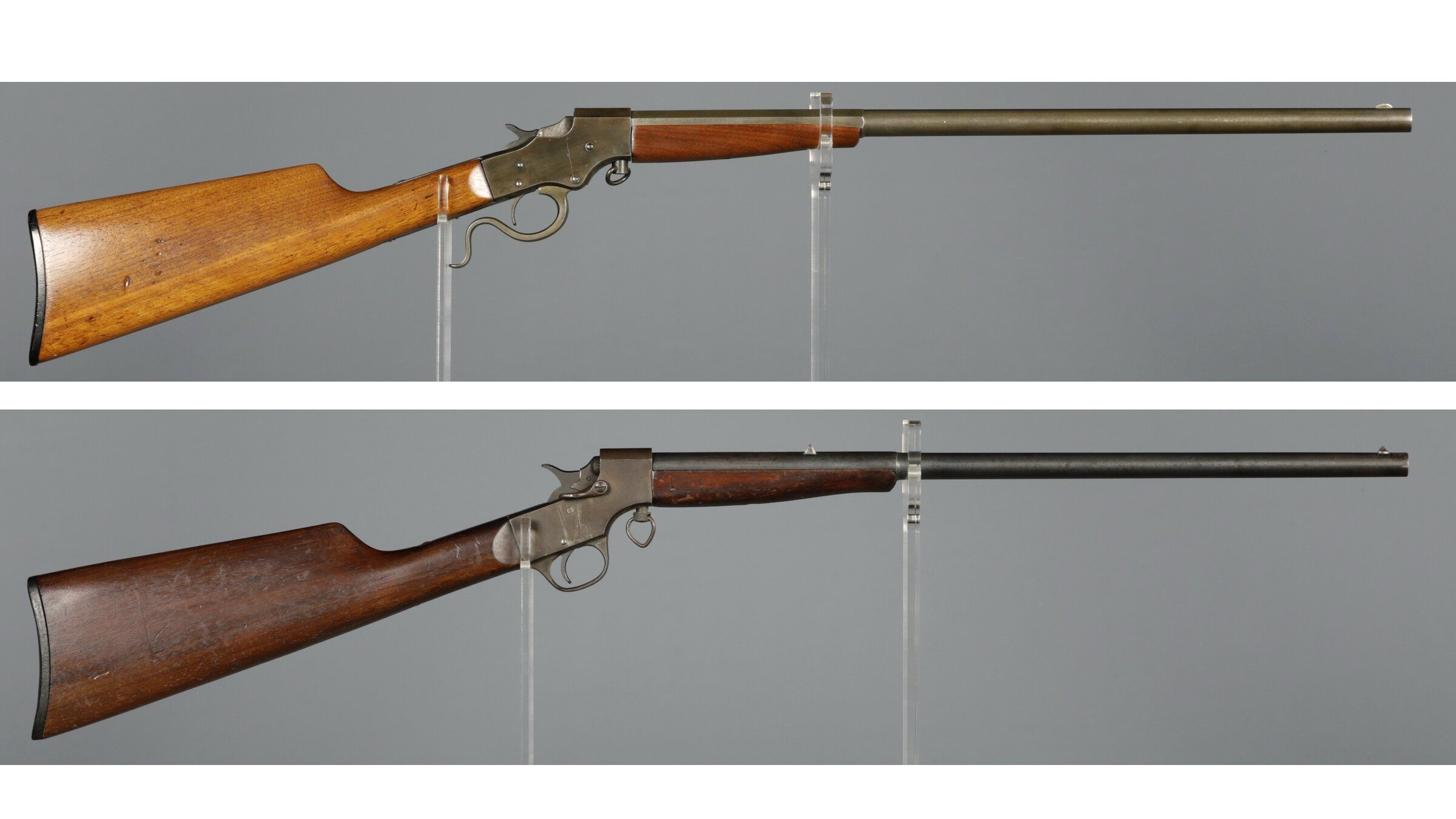 Two Stevens Single Shot Rifles | Rock Island Auction
