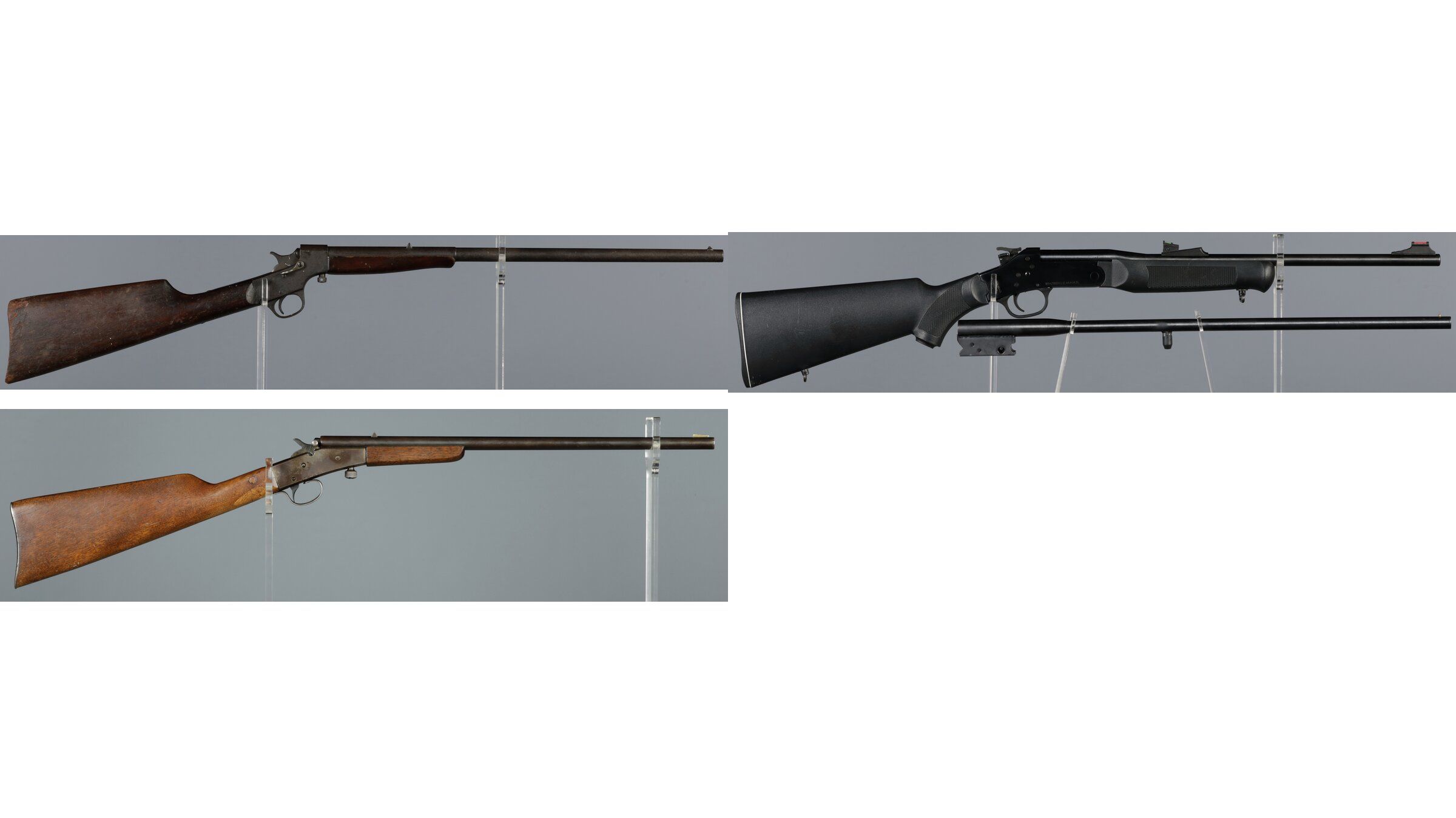 Three Single Shot Rimfire Rifles Rock Island Auction