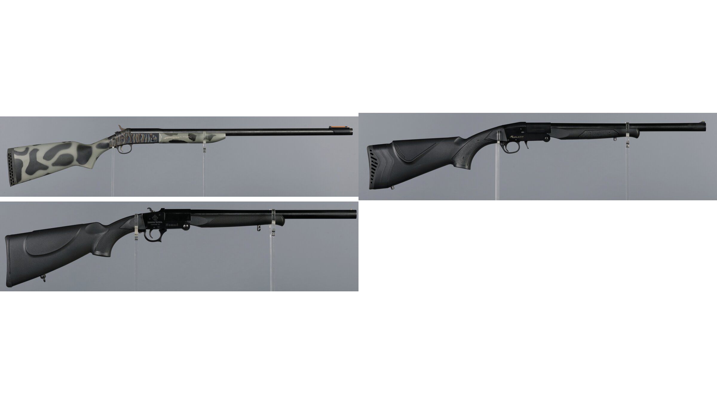 Three Single Shot Shotguns Rock Island Auction