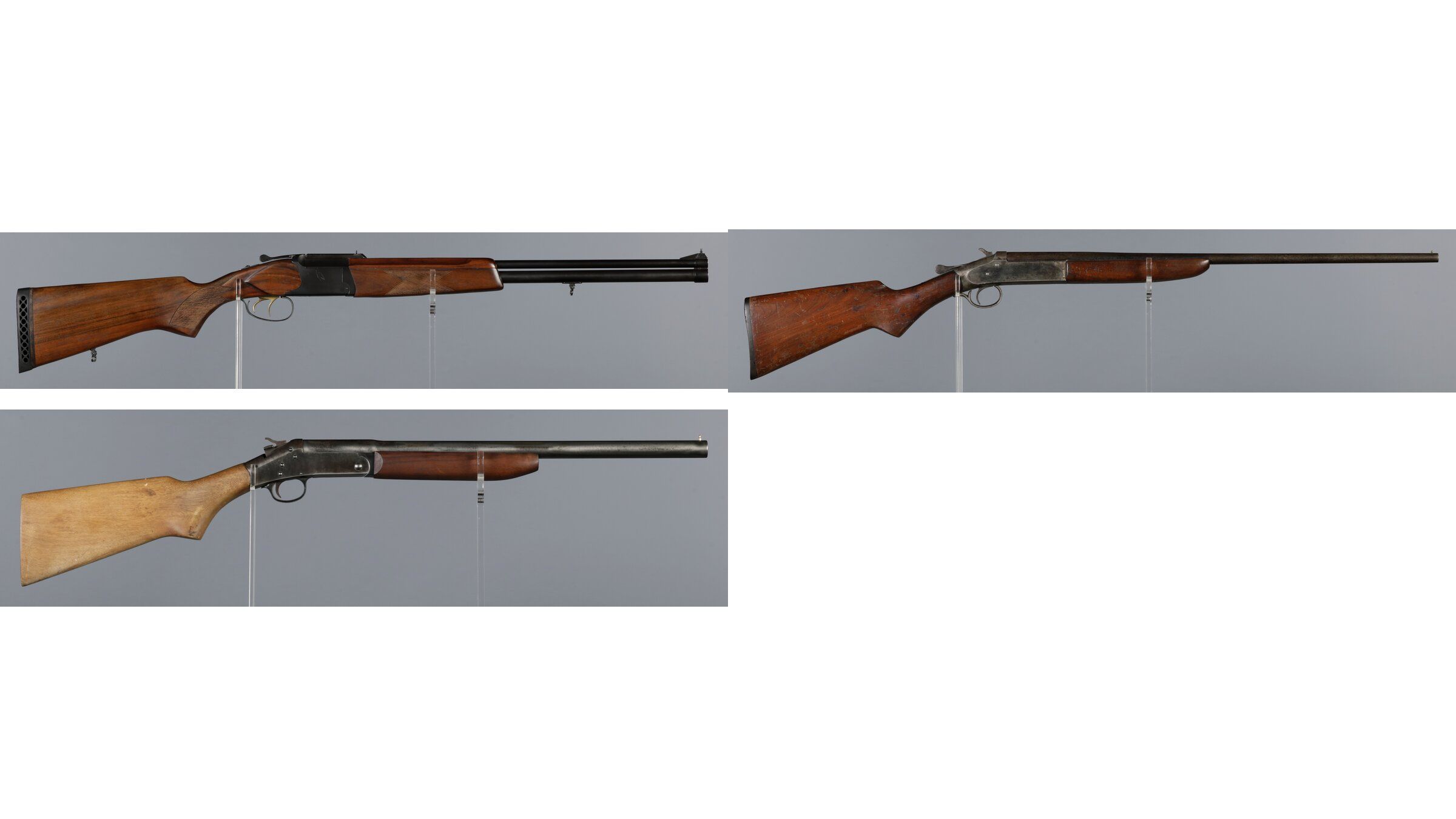 Three Break Action Long Guns | Rock Island Auction
