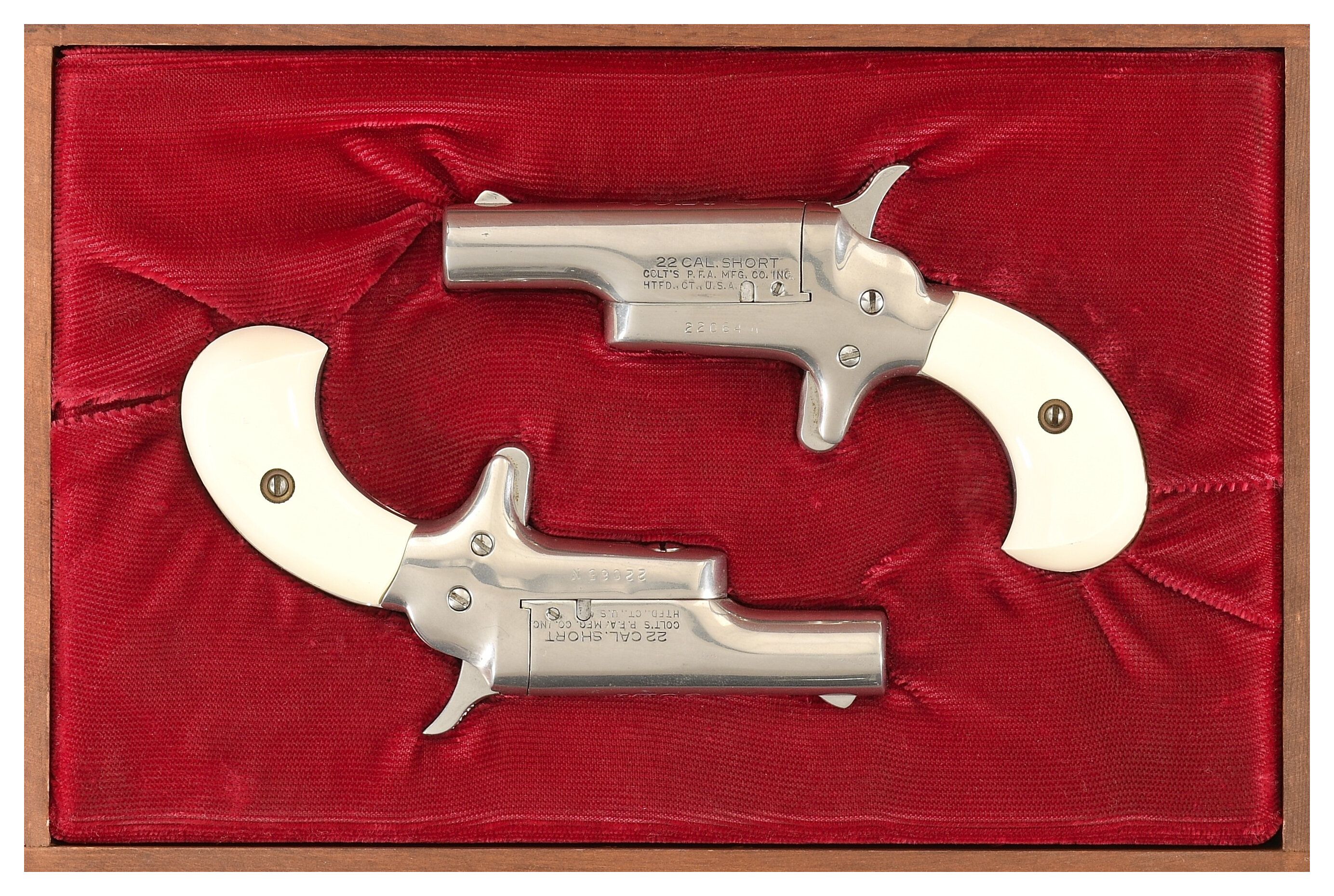 Cased Set of Consecutively Numbered Colt Number 4 Derringers | Rock ...