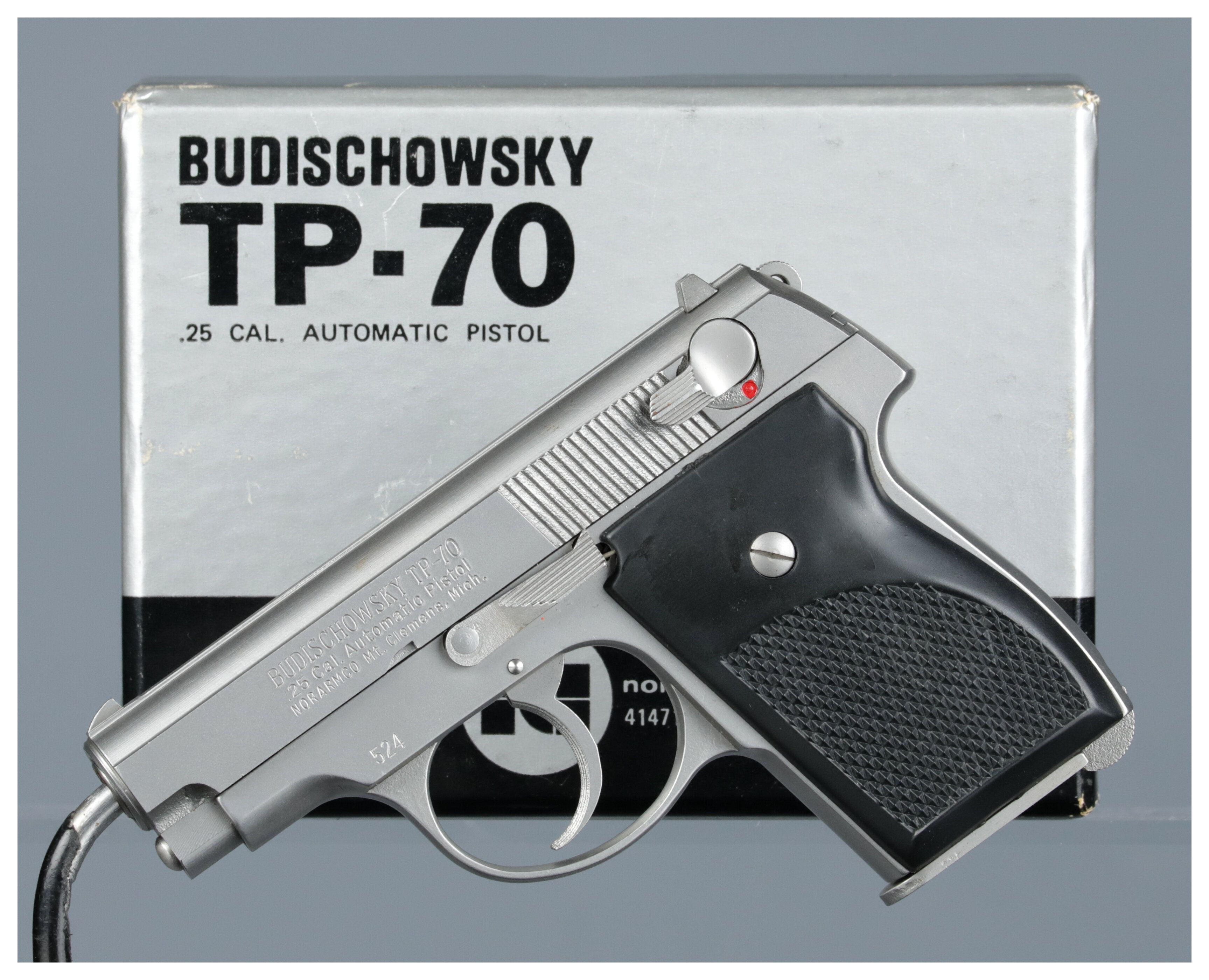Norarmco Budischowsky TP-70 Semi-Automatic Pistol with Box | Rock ...