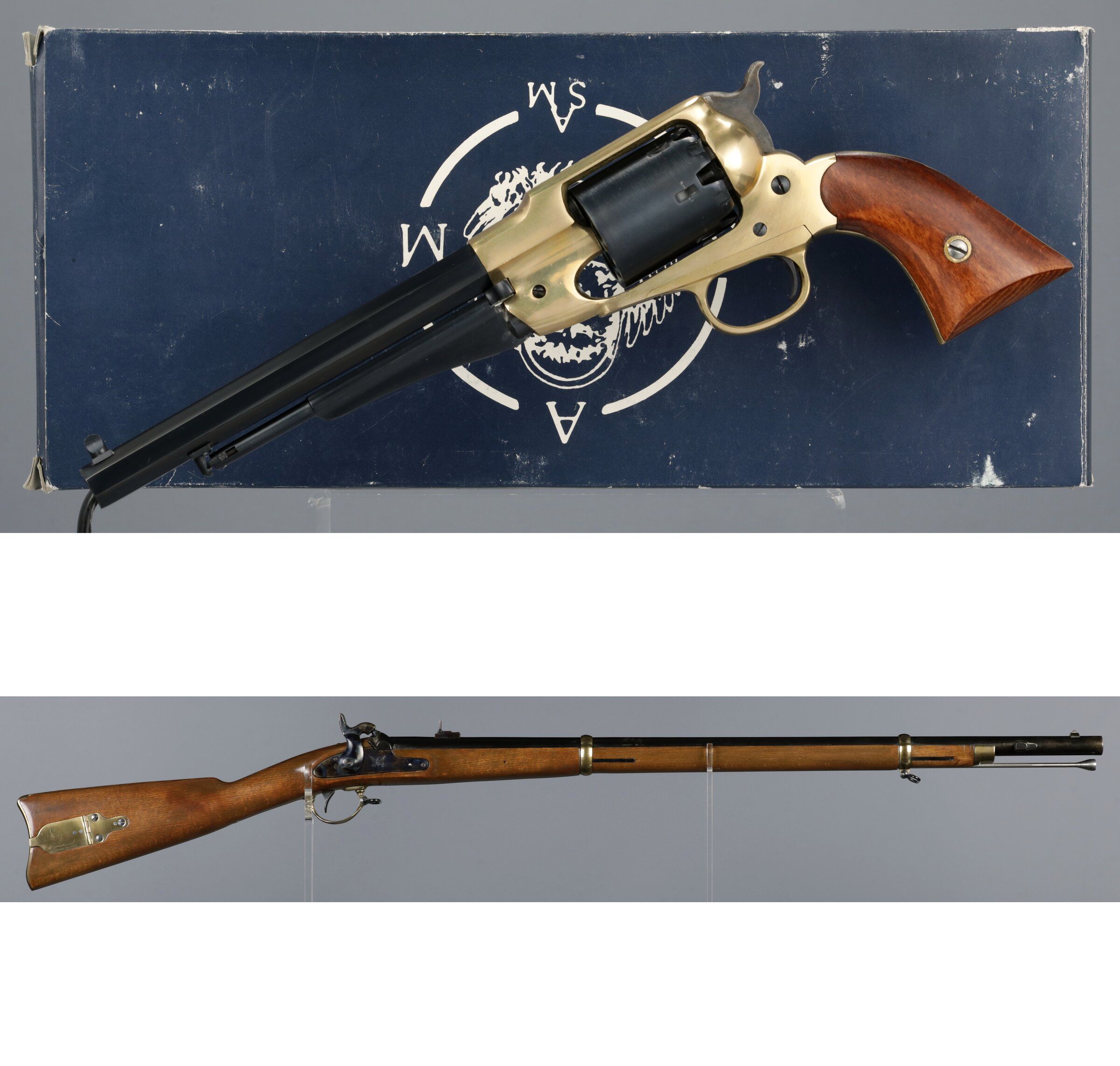 Two Italian Reproduction Percussion Firearms | Rock Island Auction