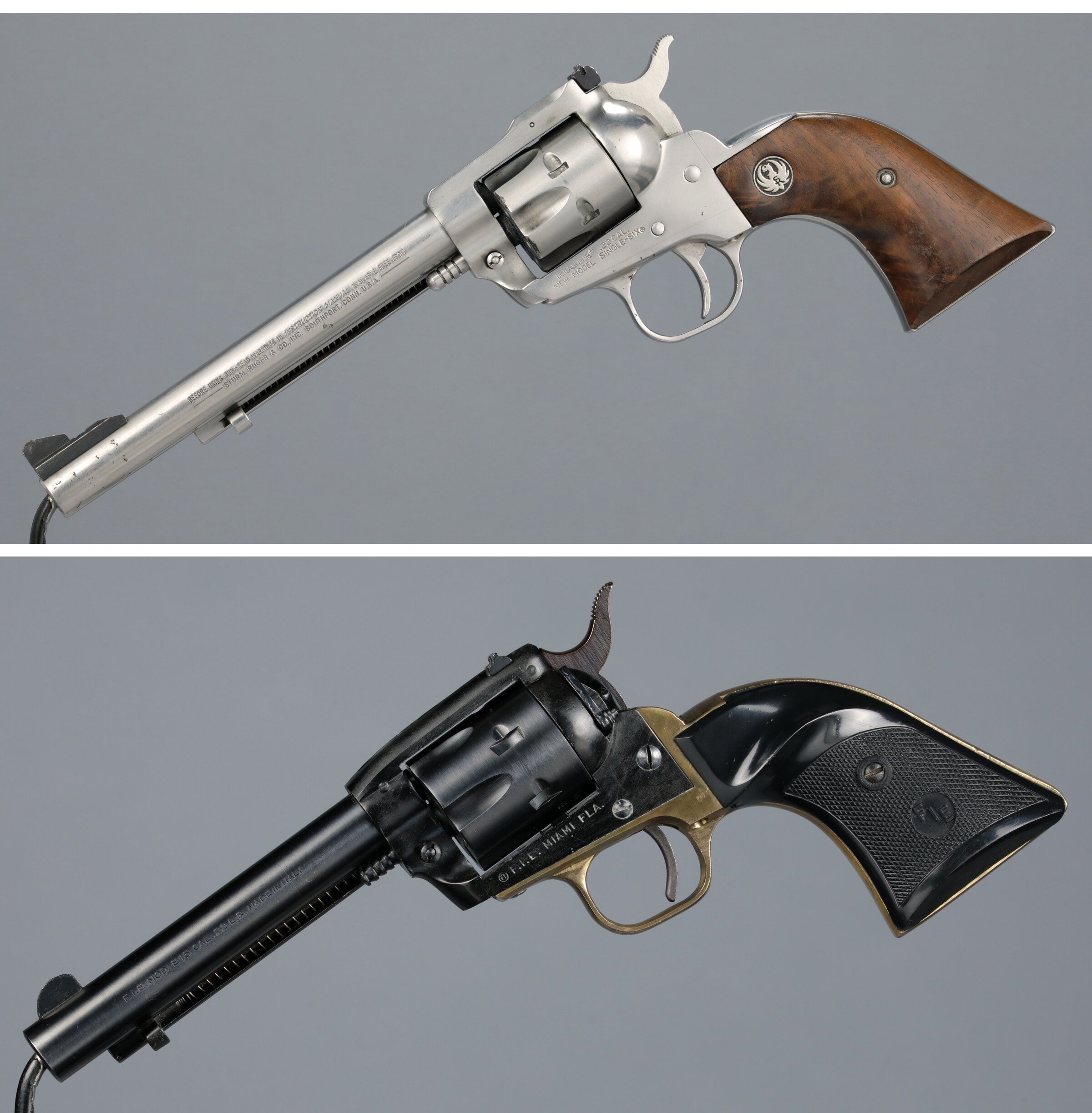 Two Single Action Rimfire Revolvers | Rock Island Auction