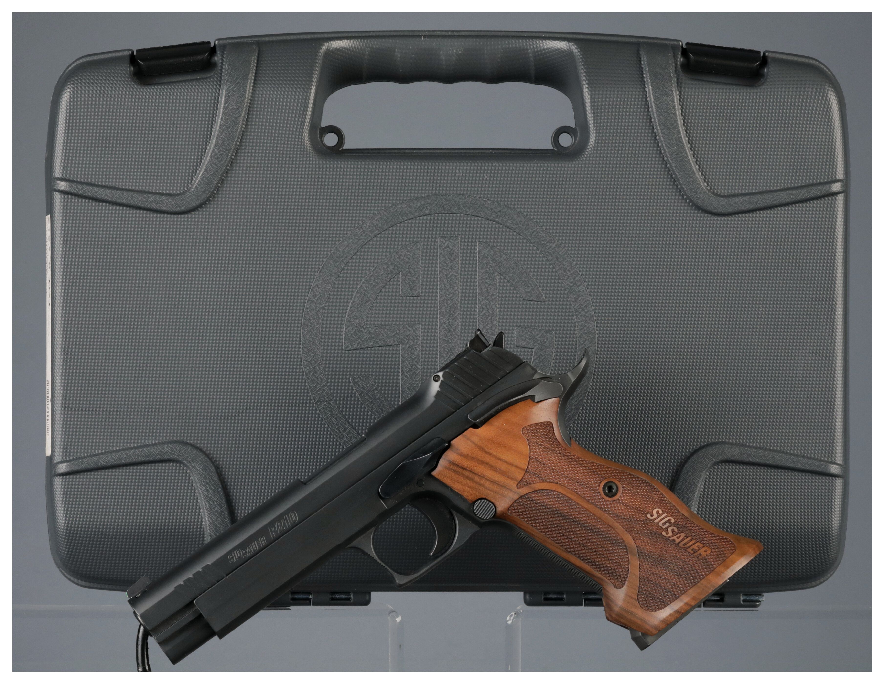 Sig Sauer Model P210 Target Semi-Automatic Pistol with Case | Rock ...