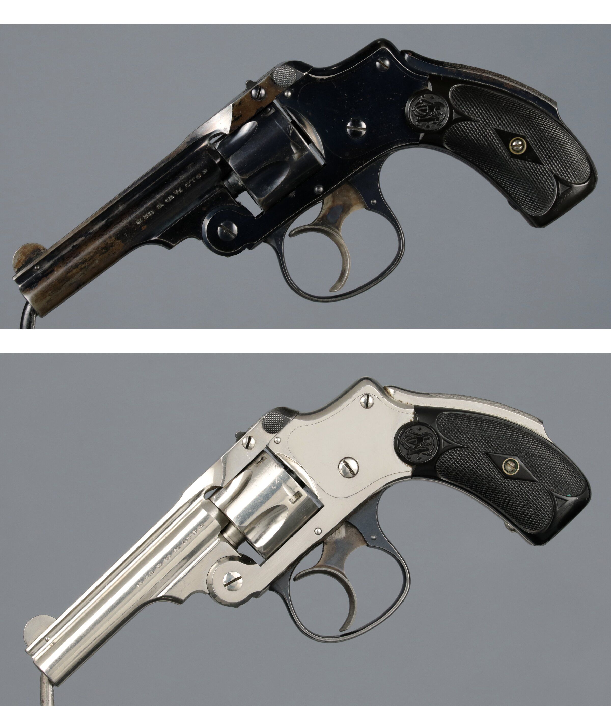 Two Smith & Wesson .32 Safety Hammerless Second Model Revolvers | Rock ...