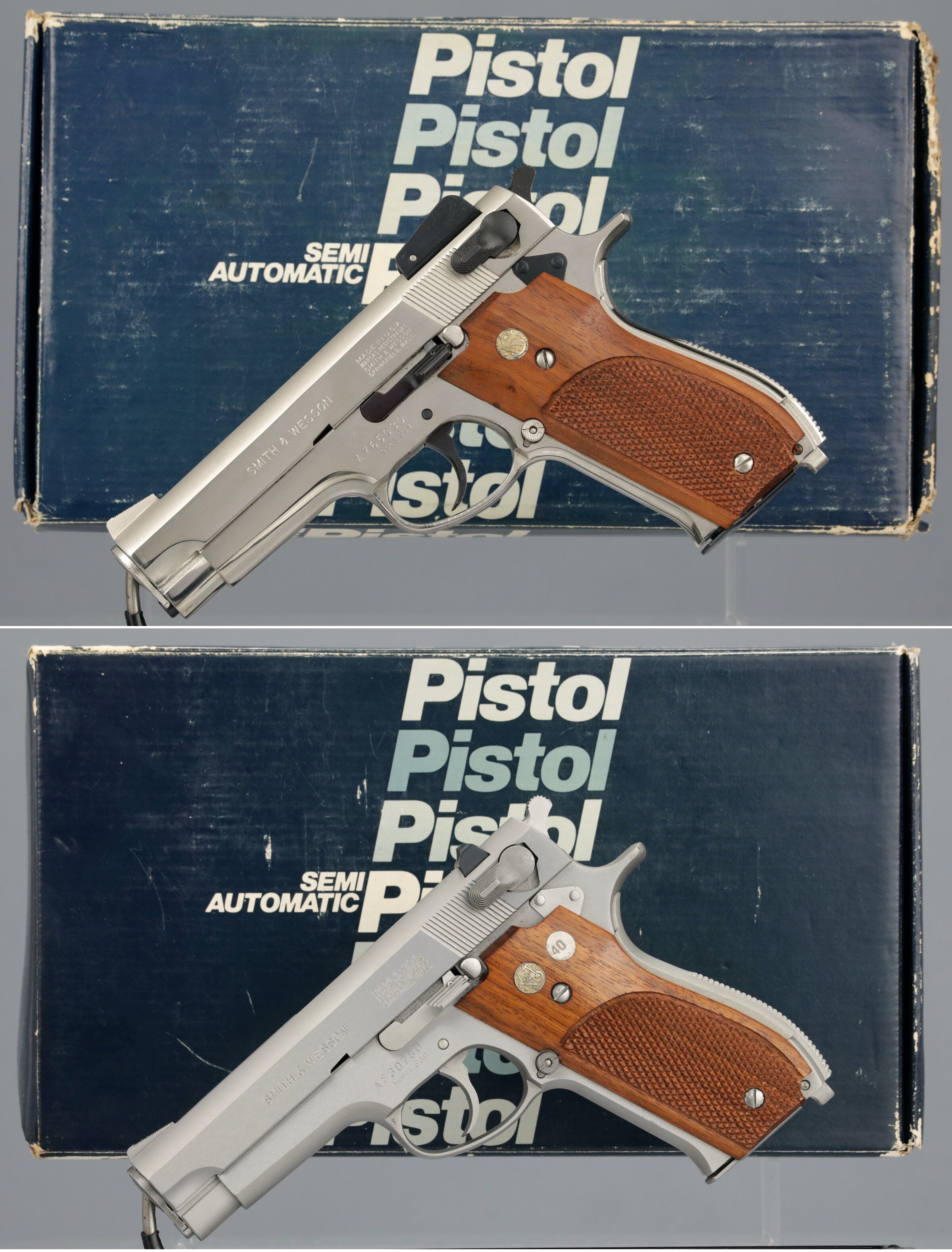 Two Smith & Wesson Semi-Automatic Pistols with Boxes | Rock Island Auction