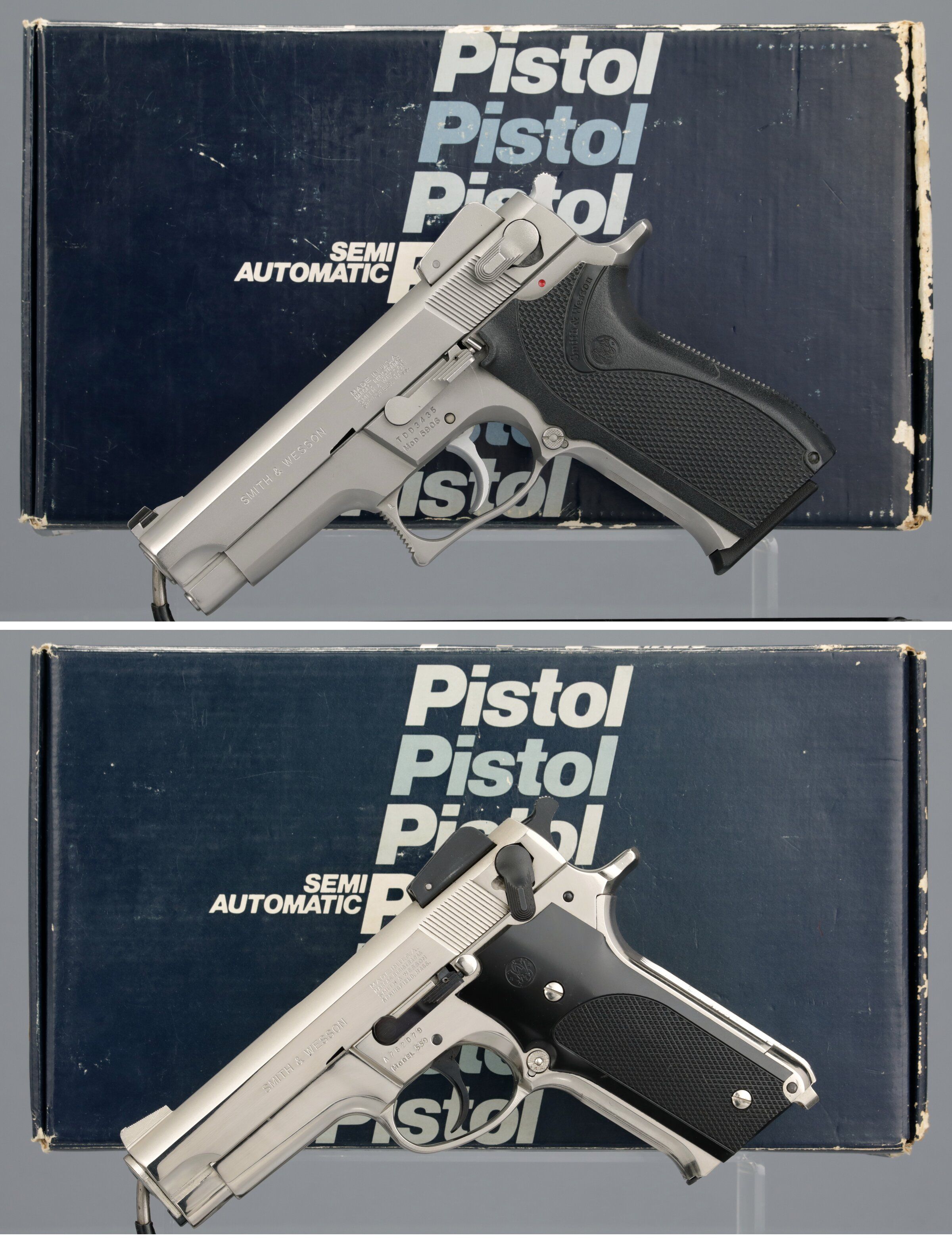 Two Smith & Wesson Semi-Automatic Pistols with Boxes | Rock Island Auction