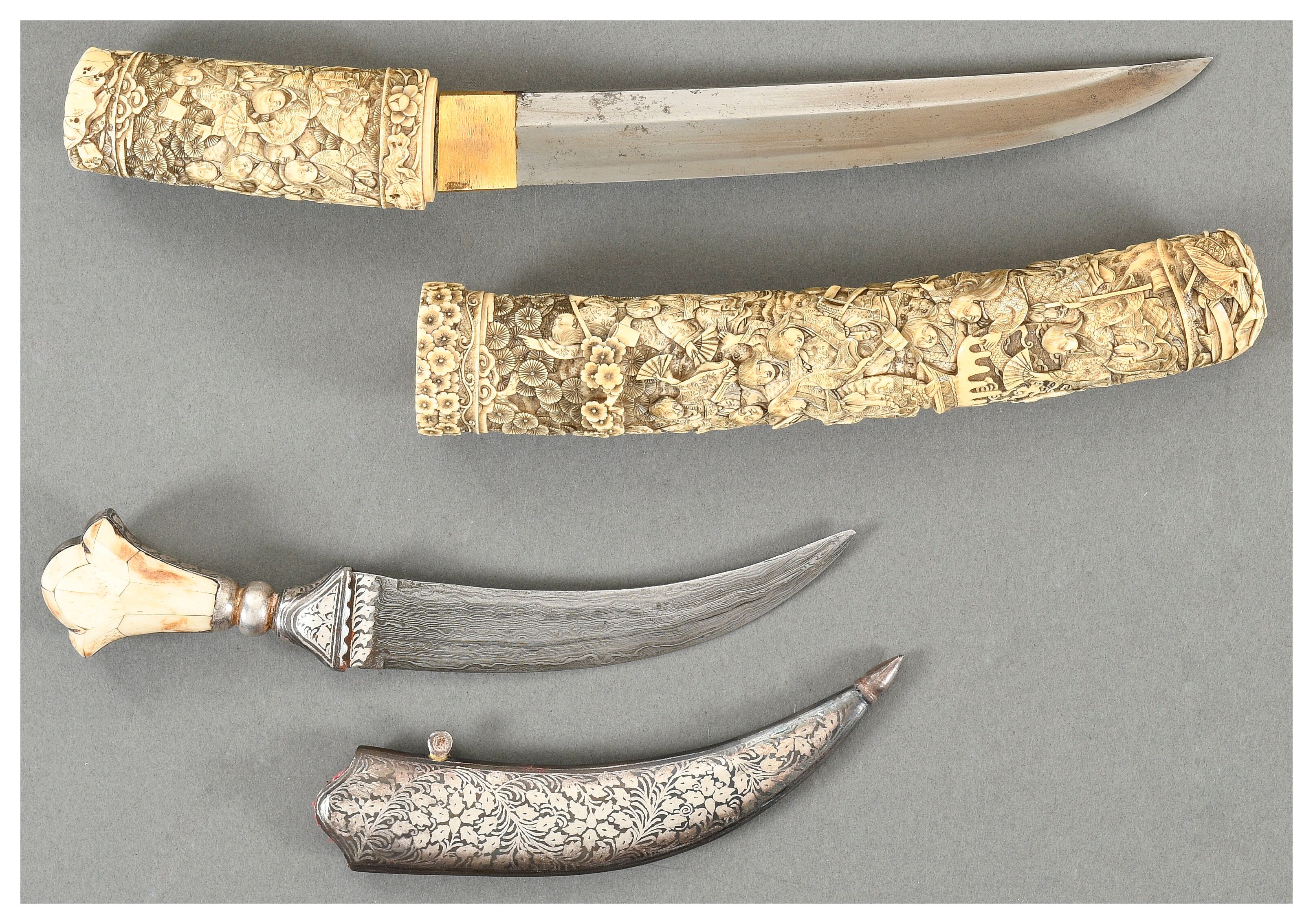 Two Ornate Edged Weapons | Rock Island Auction