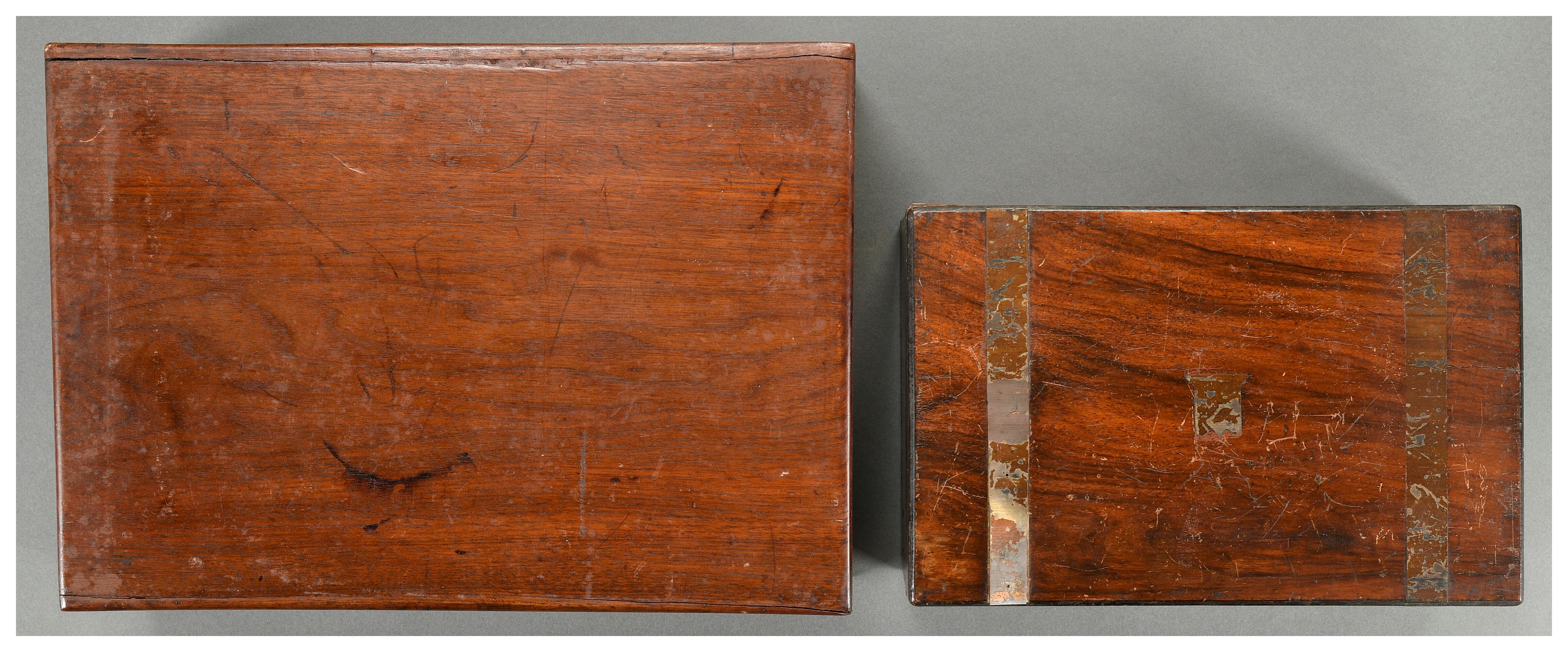 Two Wooden Cases | Rock Island Auction