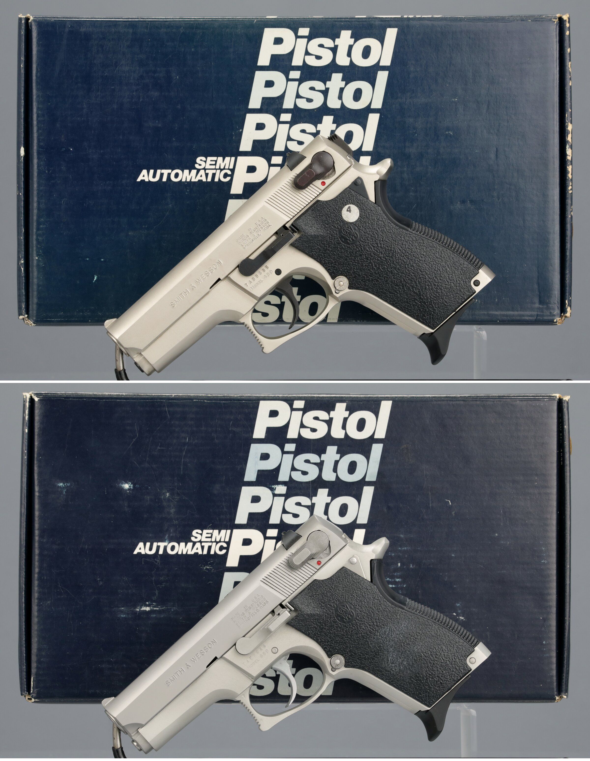 Two Smith & Wesson Semi-Automatic Pistols with Boxes | Rock Island Auction