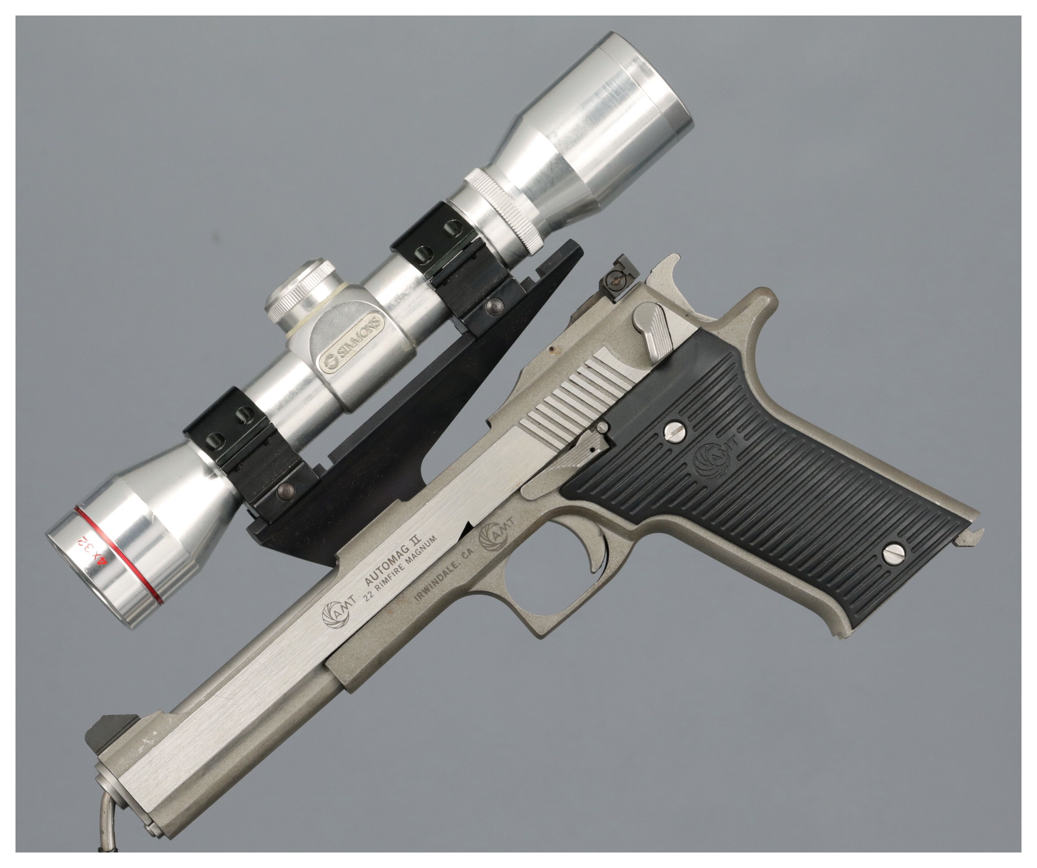 AMT Automag II Semi-Automatic Pistol with Scope | Rock Island Auction