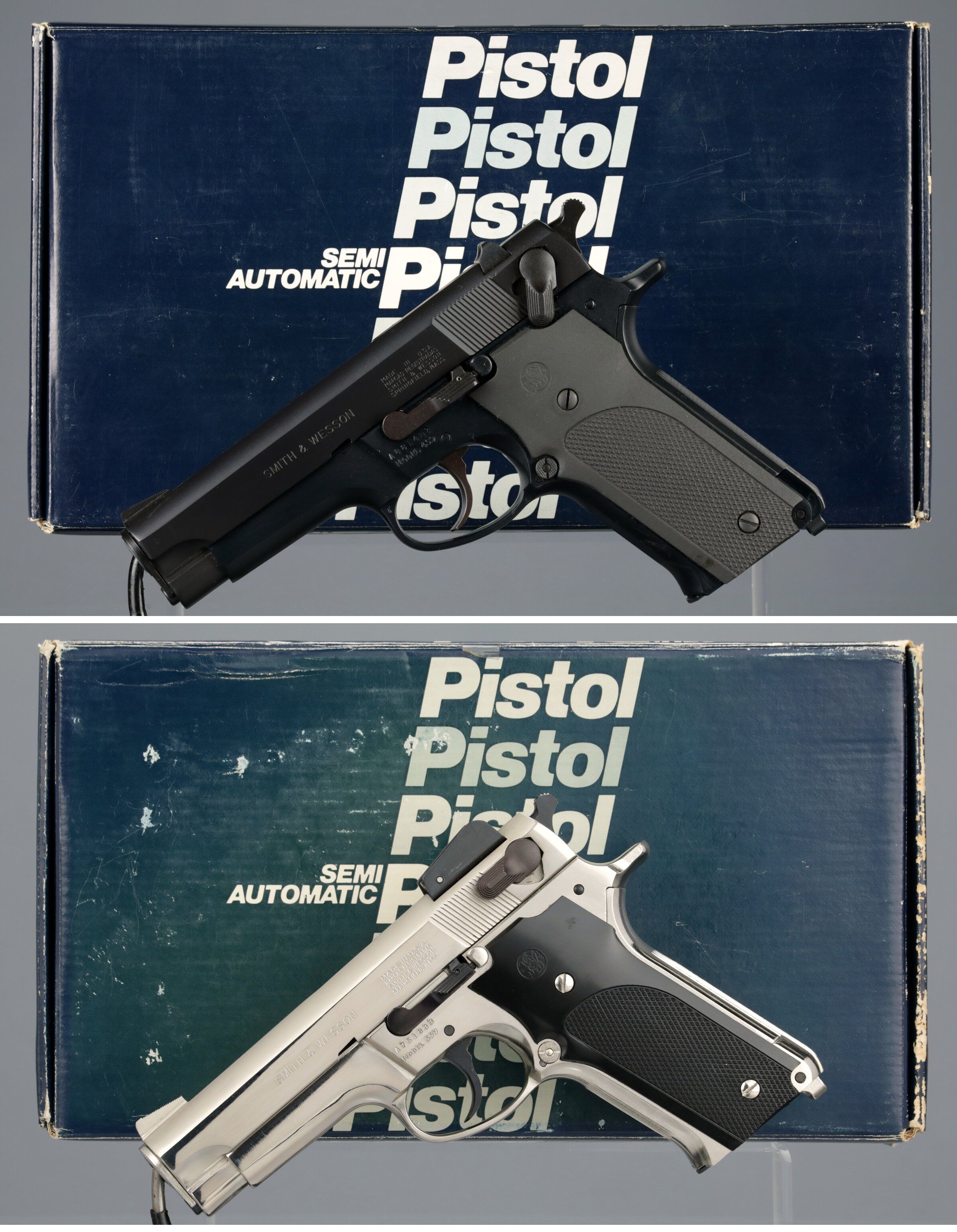 Two Smith & Wesson Semi-Automatic Pistols with Boxes | Rock Island Auction