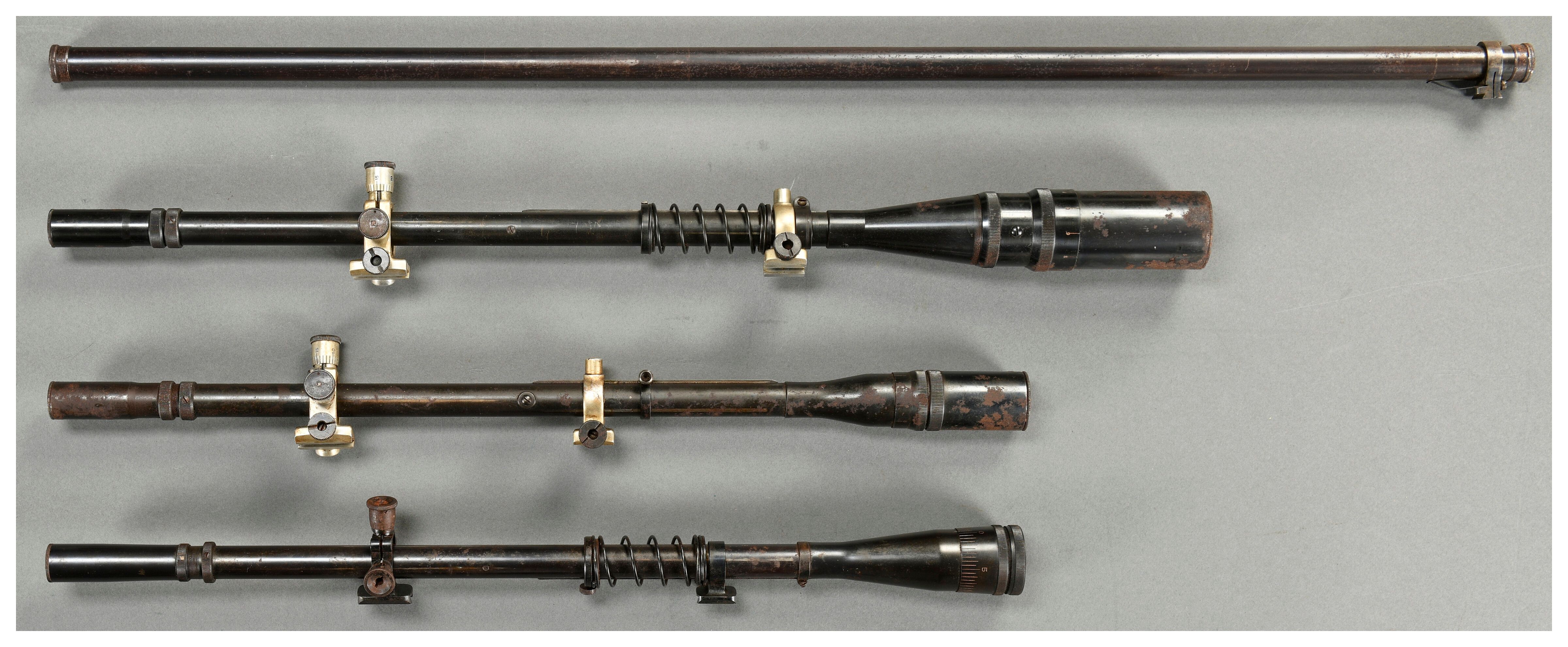 Group of Four Rifle Scopes | Rock Island Auction