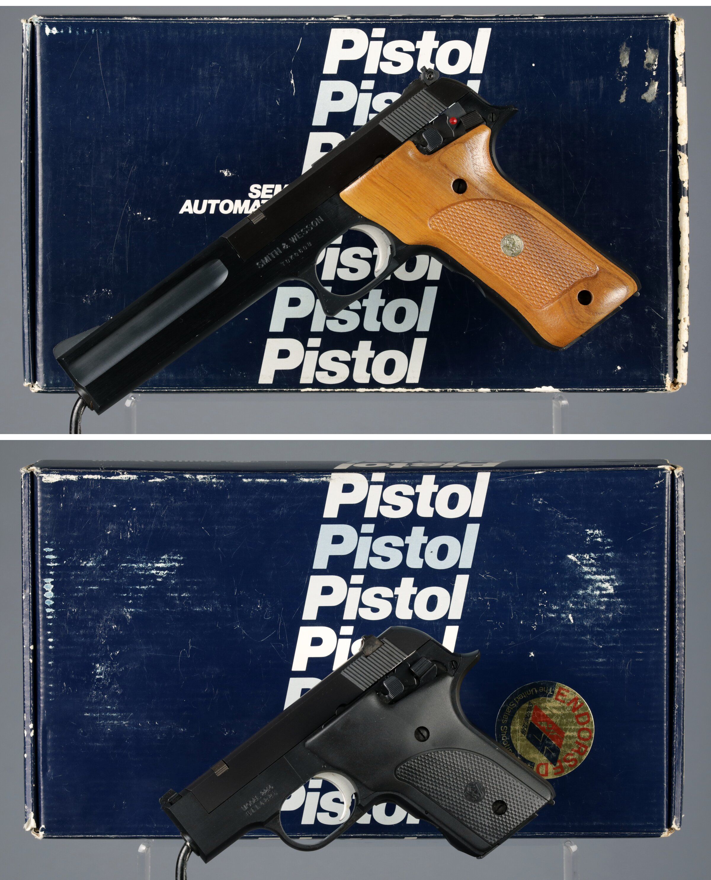 Two Smith & Wesson Semi-Automatic Pistols with Boxes | Rock Island Auction