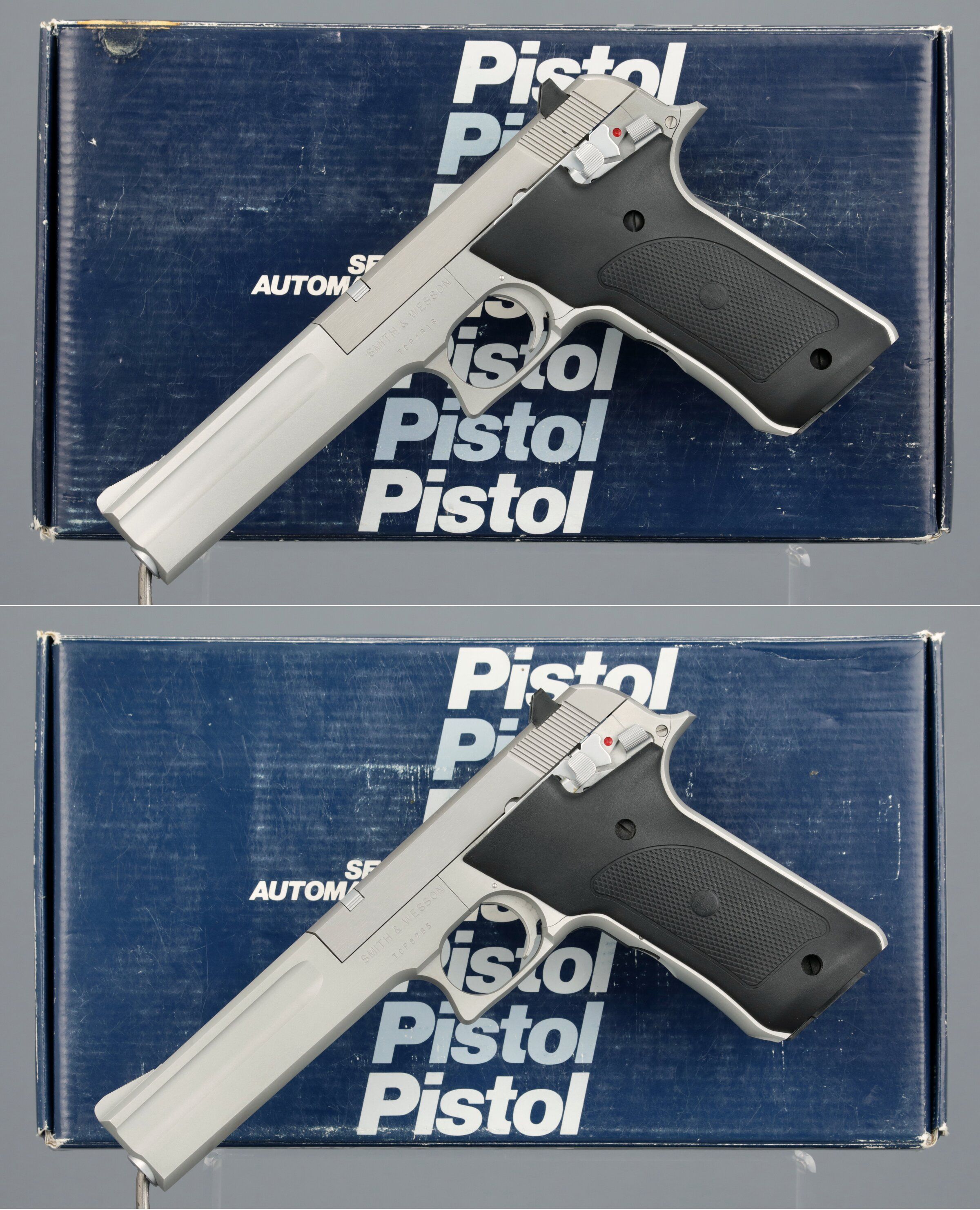 Two Smith & Wesson Model 622 Semi-Automatic Pistols with Boxes | Rock ...