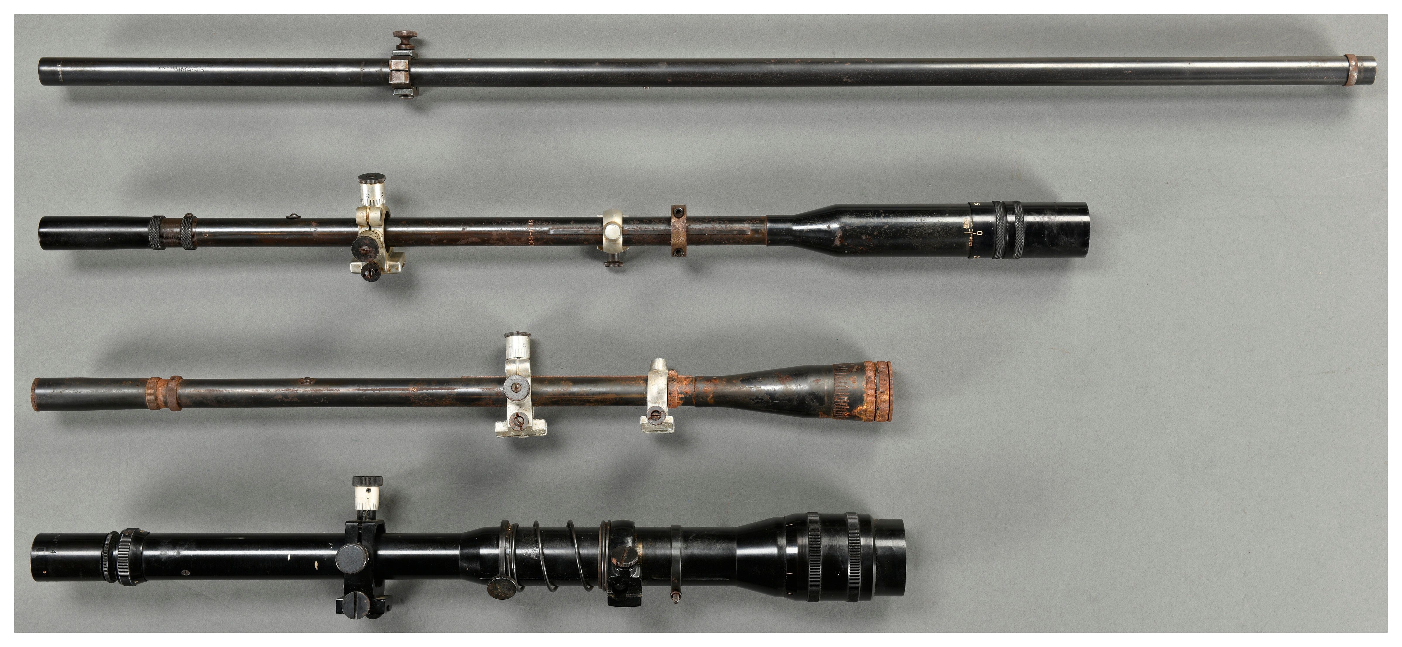 Group of Four Rifle Scopes | Rock Island Auction
