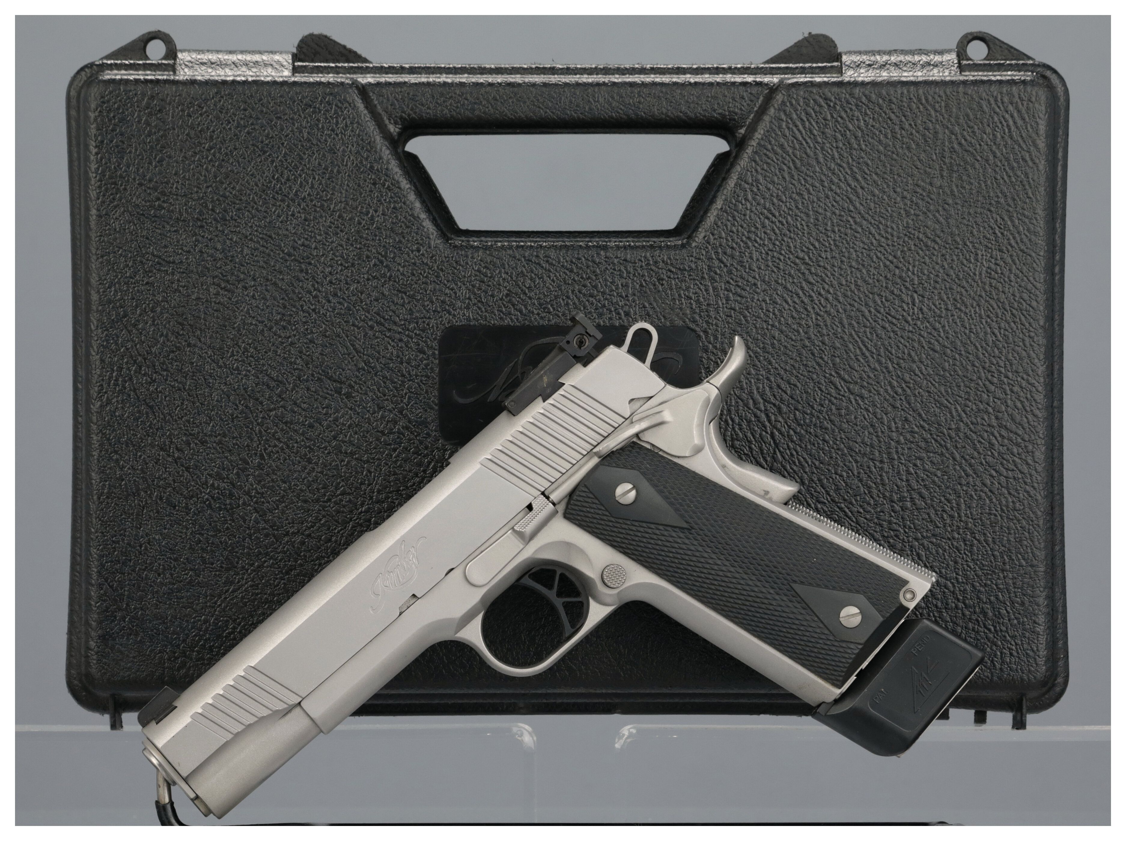 Kimber Classic Stainless Target Semi-Automatic Pistol with Case | Rock ...
