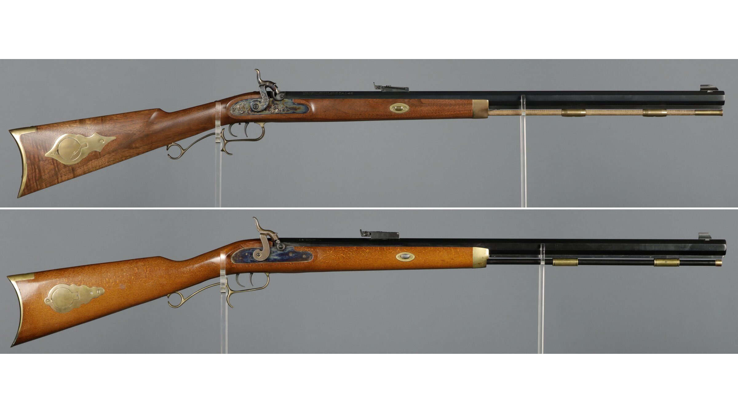 Two Hawken Pattern Percussion Rifles | Rock Island Auction