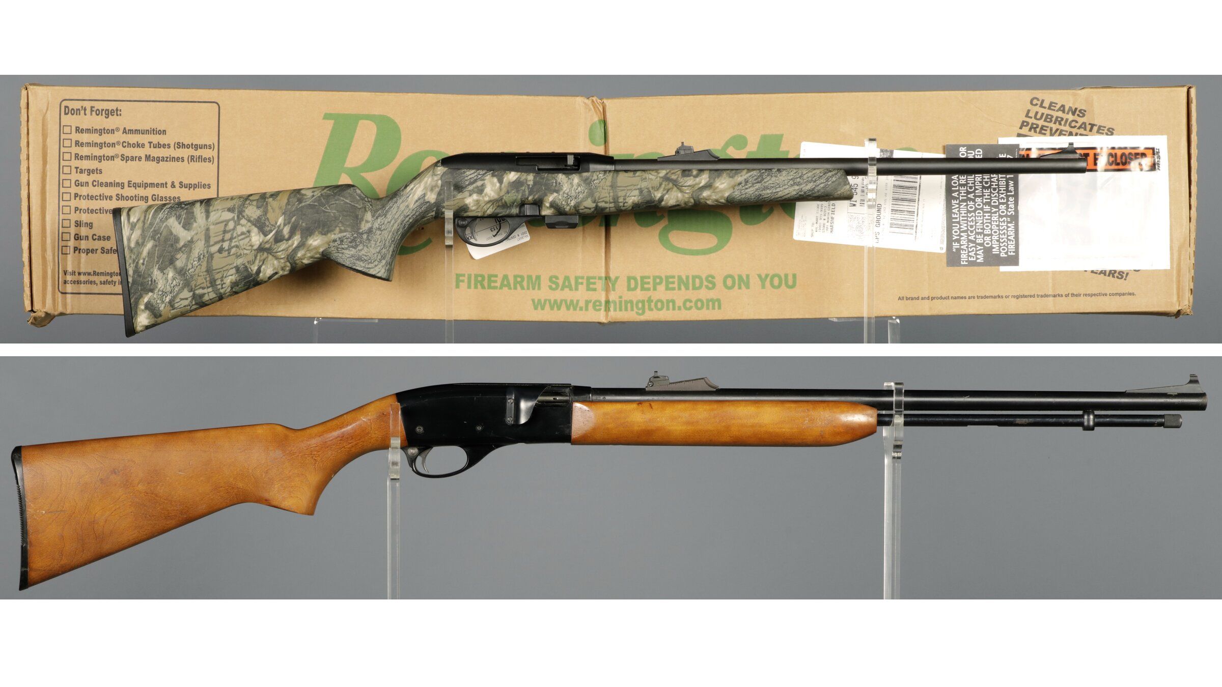 Two Remington Semi-Automatic Rifles | Rock Island Auction