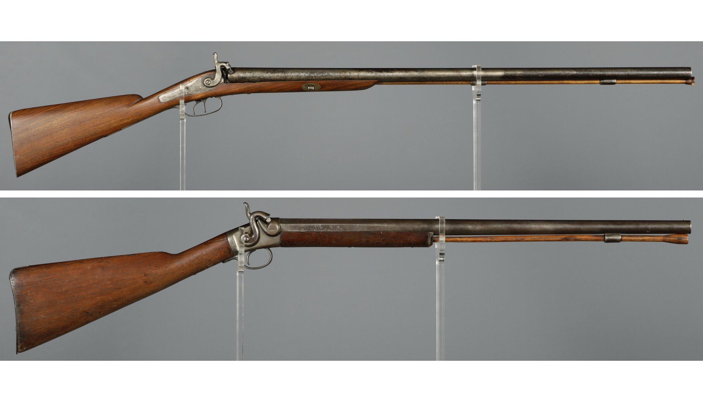 Two Percussion Shotguns | Rock Island Auction