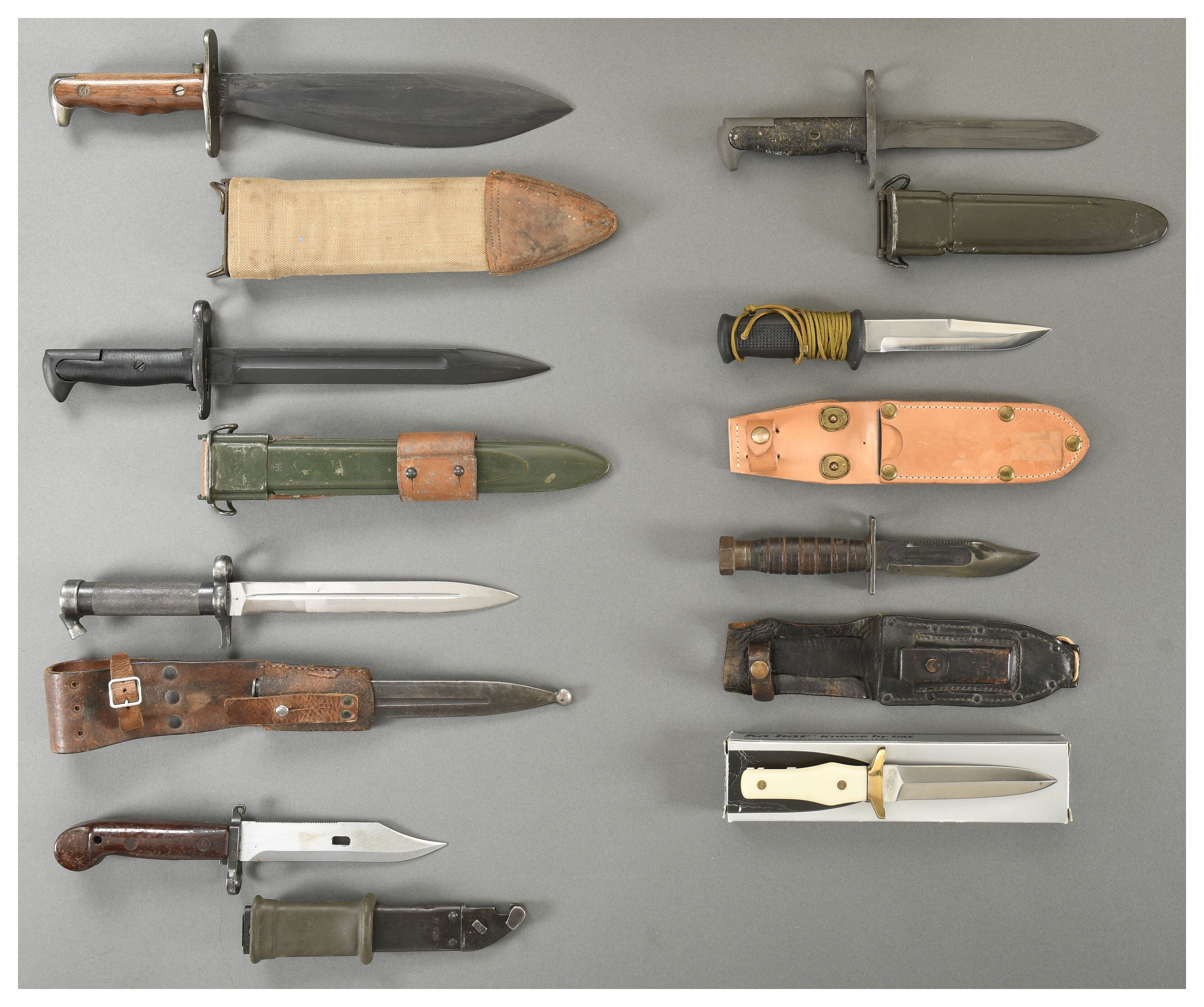 Eight Edged Weapons with Sheaths | Rock Island Auction