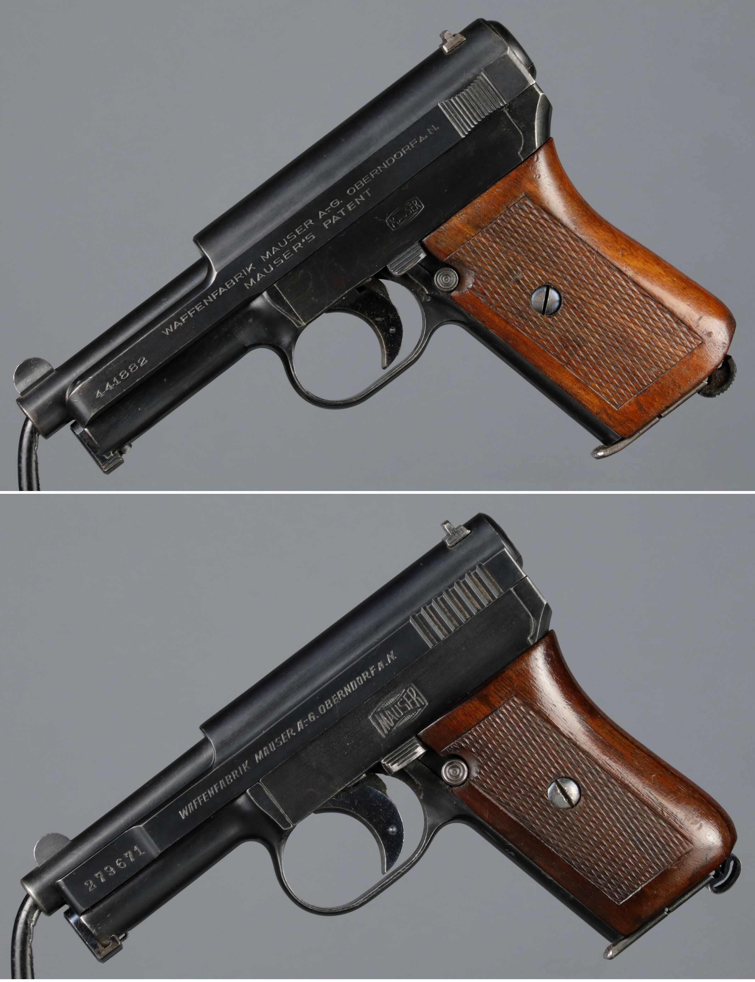 Two Mauser Semi-Automatic Pistols | Rock Island Auction