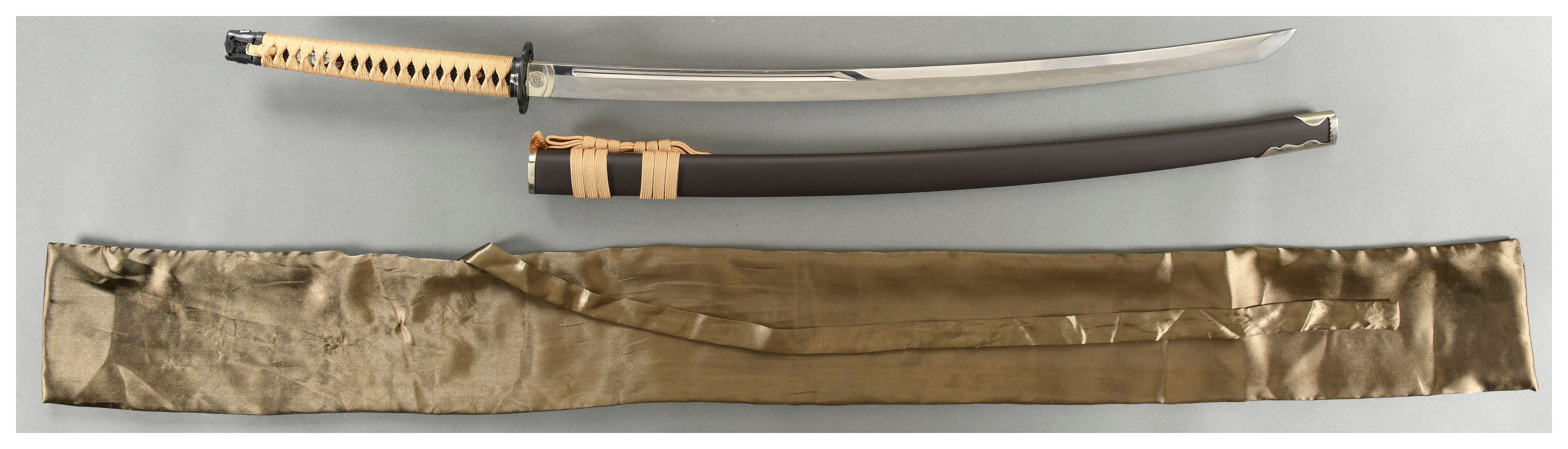 Japanese Tachi Style Sword with Scabbard | Rock Island Auction