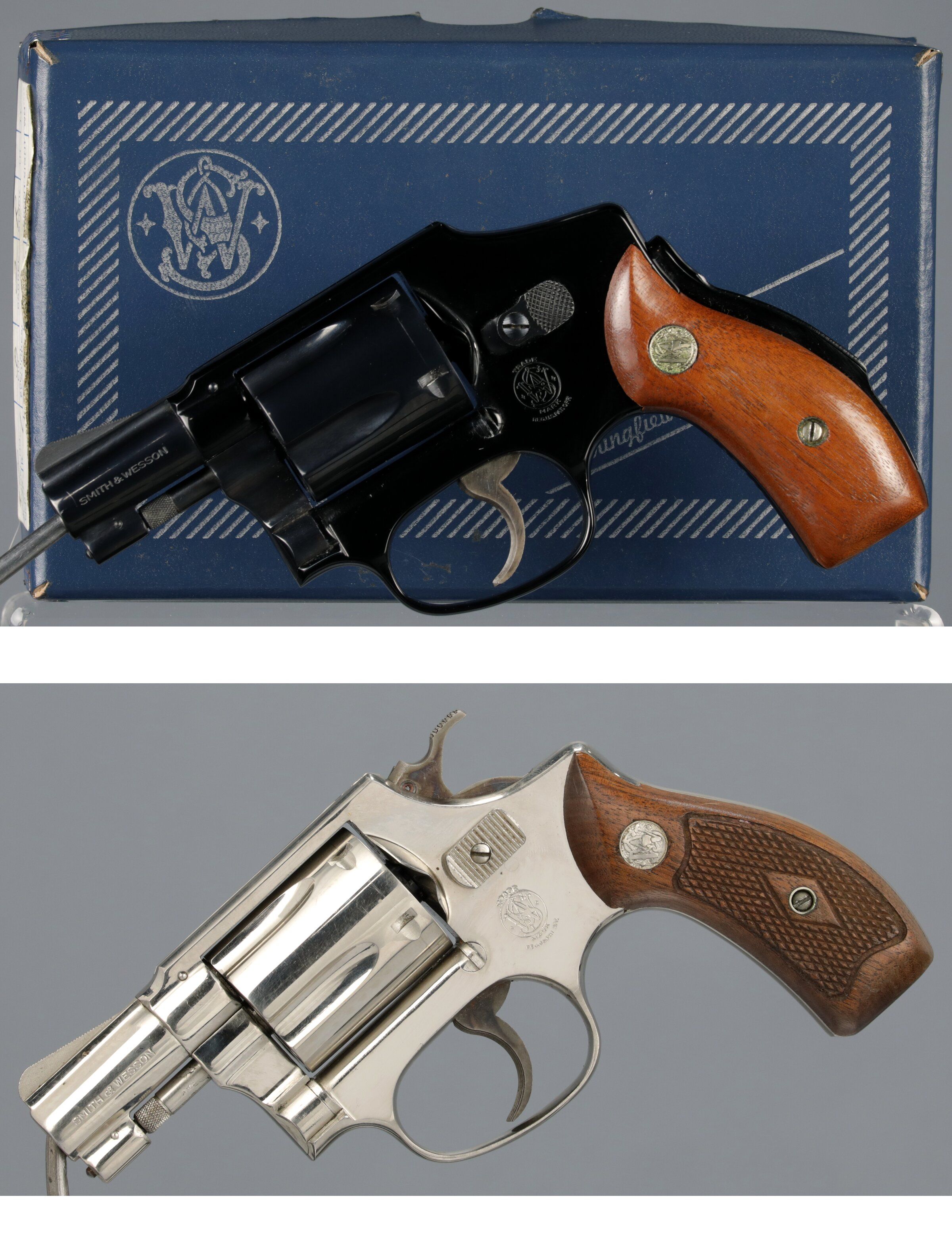 Two Smith & Wesson J-Frame Double Action Revolvers | Rock Island Auction