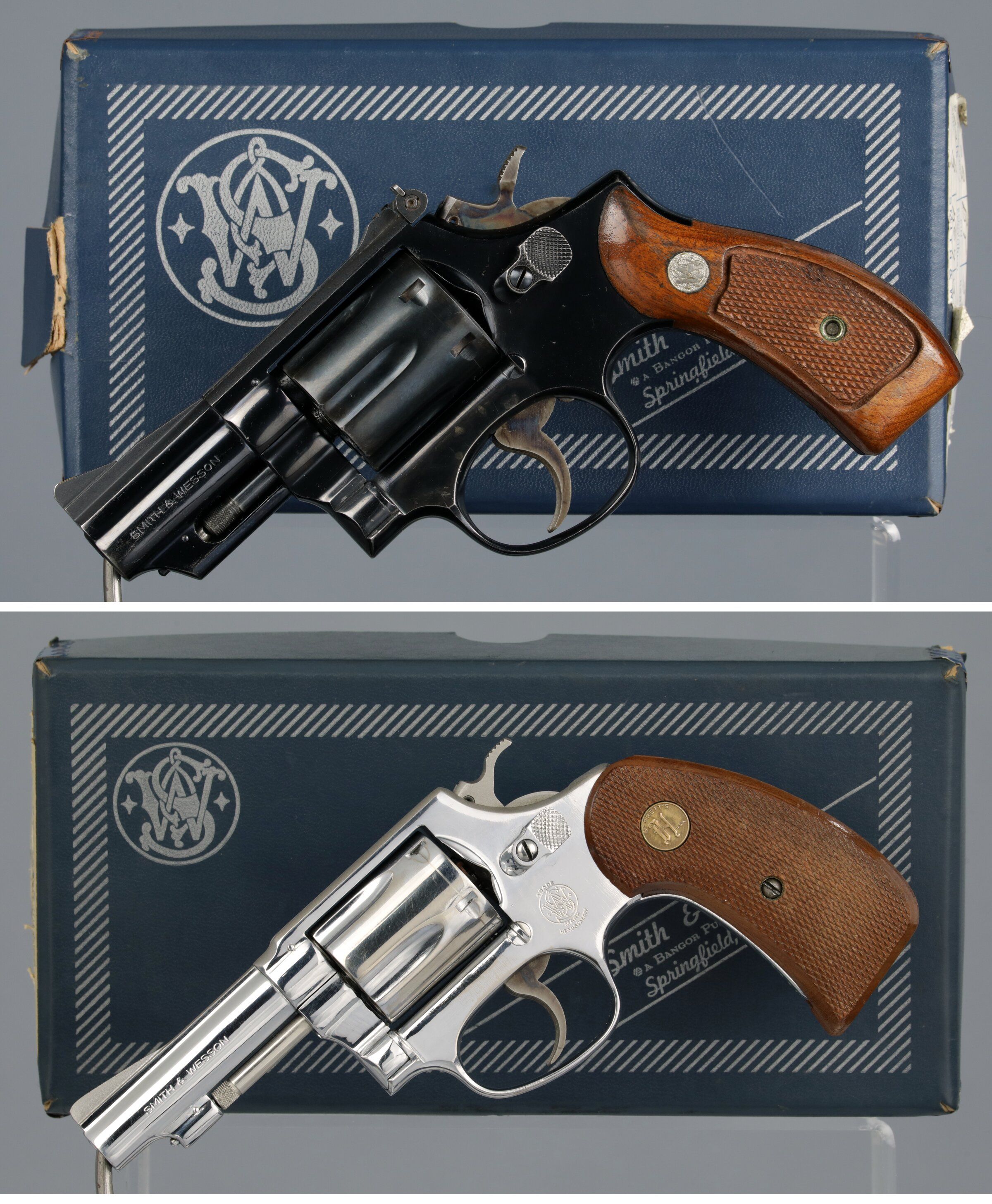 Two Smith & Wesson Double Action Revolvers with Boxes | Rock Island Auction