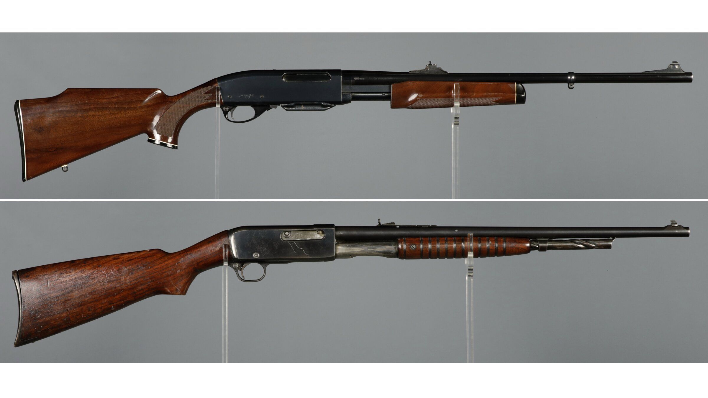 Two Remington Slide Action Rifles | Rock Island Auction