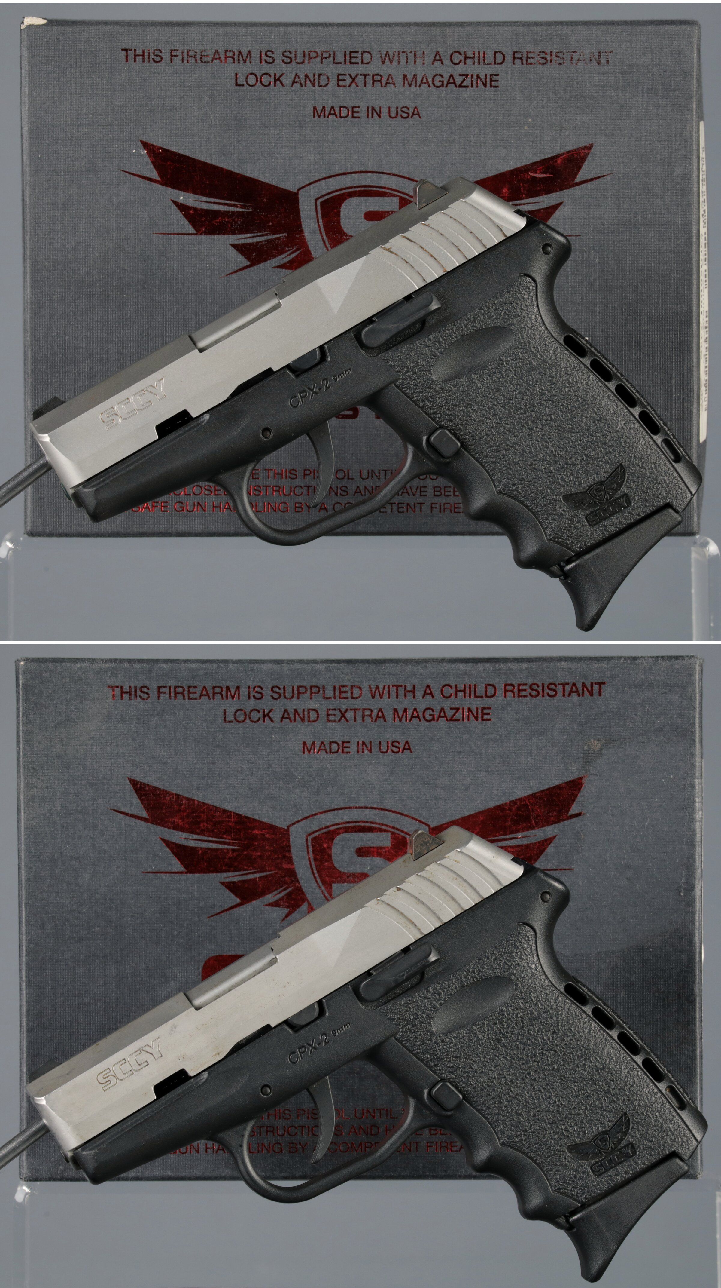 Two SCCY Model CPX-2 Semi-Automatic Pistols with Boxes | Rock Island ...