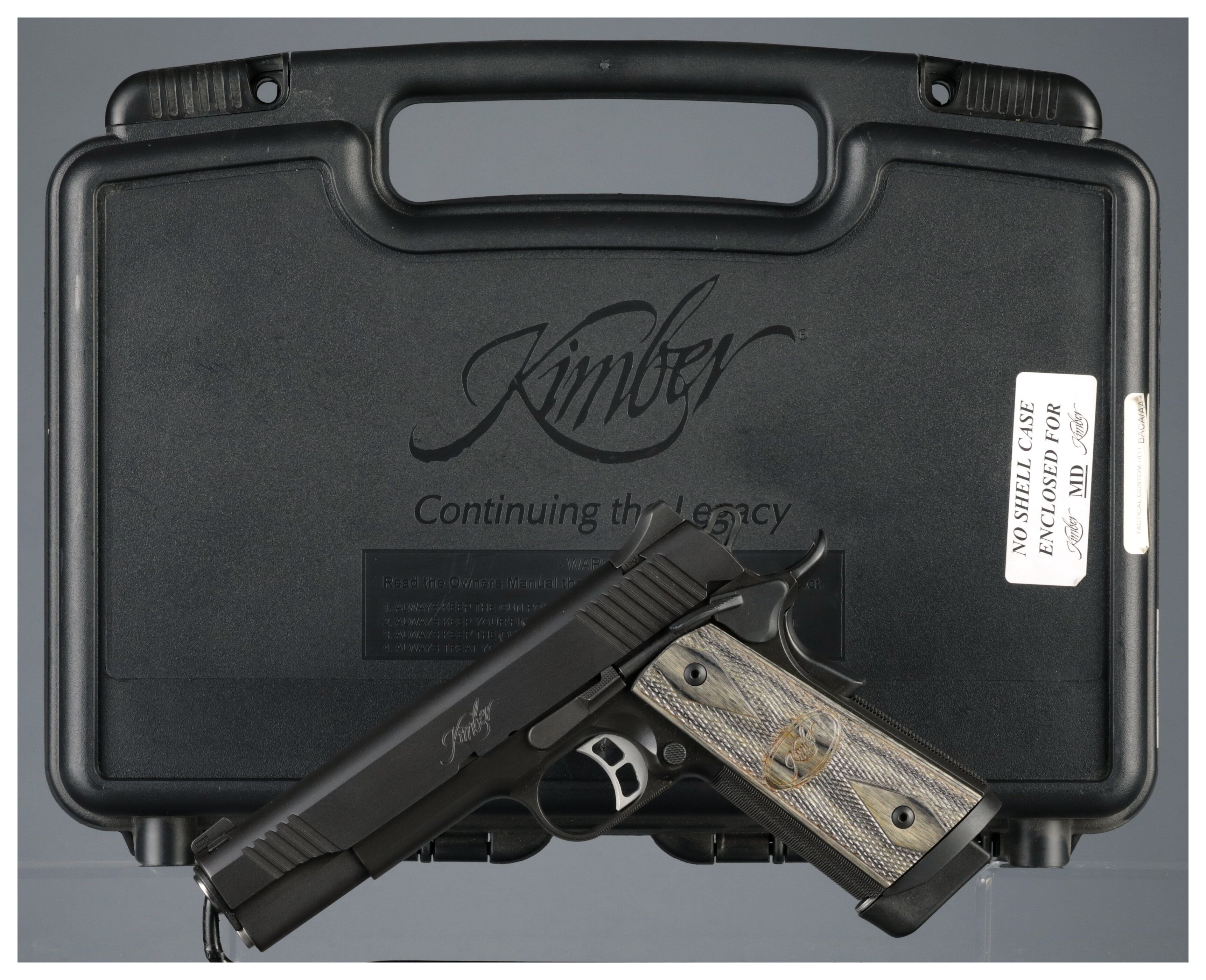 Kimber Tactical Custom HD II Semi-Automatic Pistol with Case | Rock ...