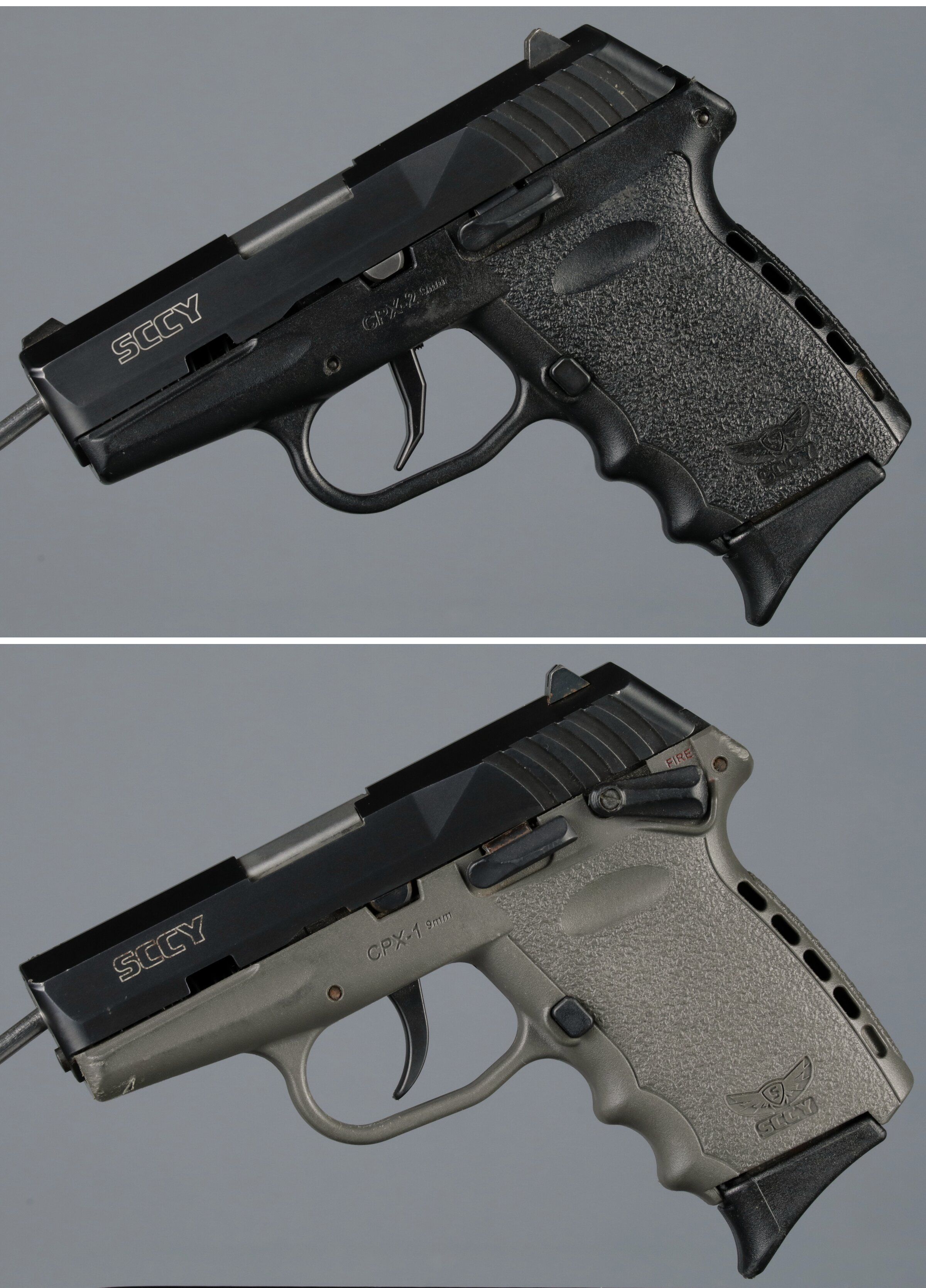 Two SCCY Model CPX Semi-Automatic Pistols | Rock Island Auction