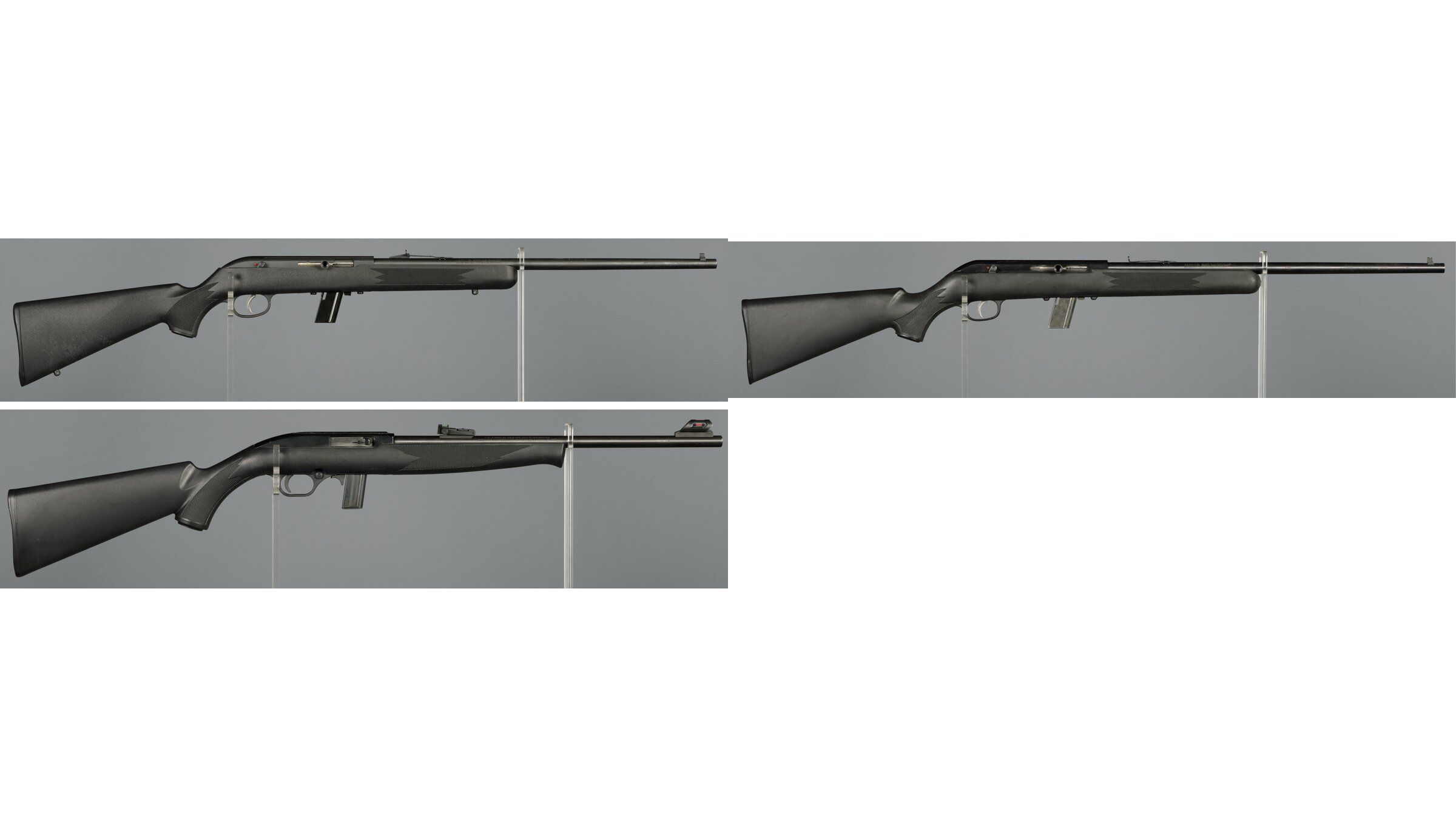 Three Semi-Automatic Rimfire Rifles | Rock Island Auction