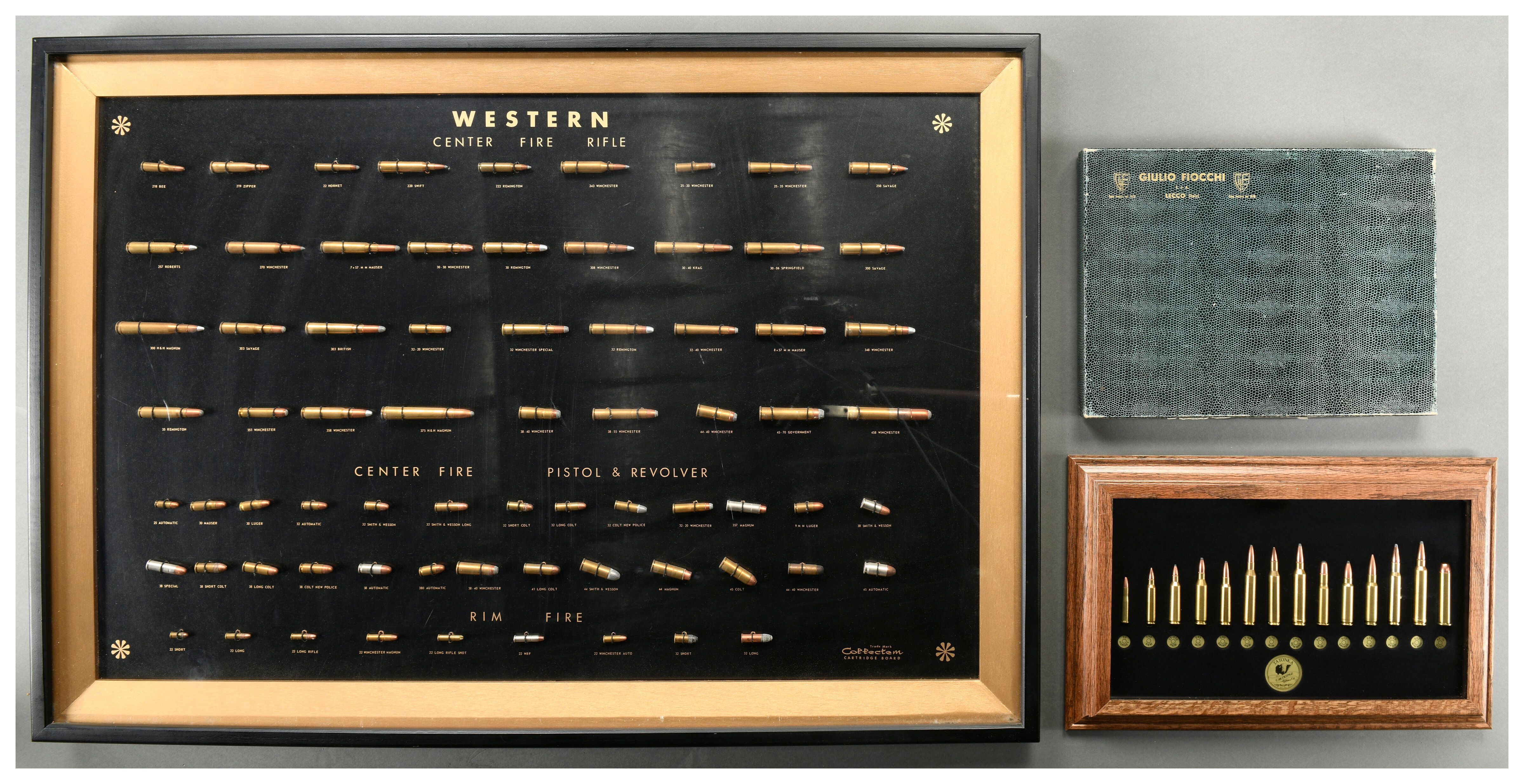Three Bullet Boards and Two Books | Rock Island Auction