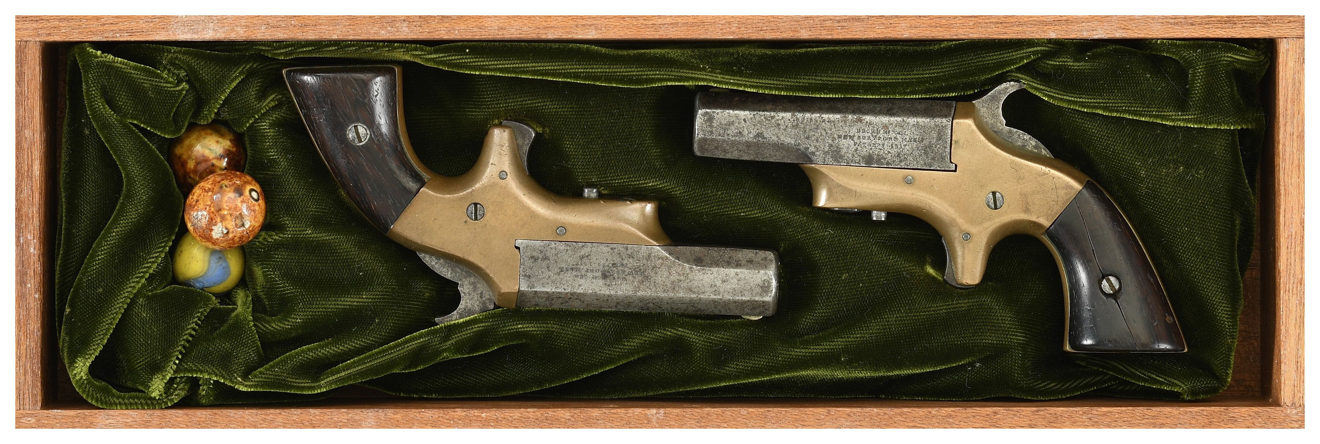Two Brown Manufacturing Southerner Derringers with Case | Rock Island ...