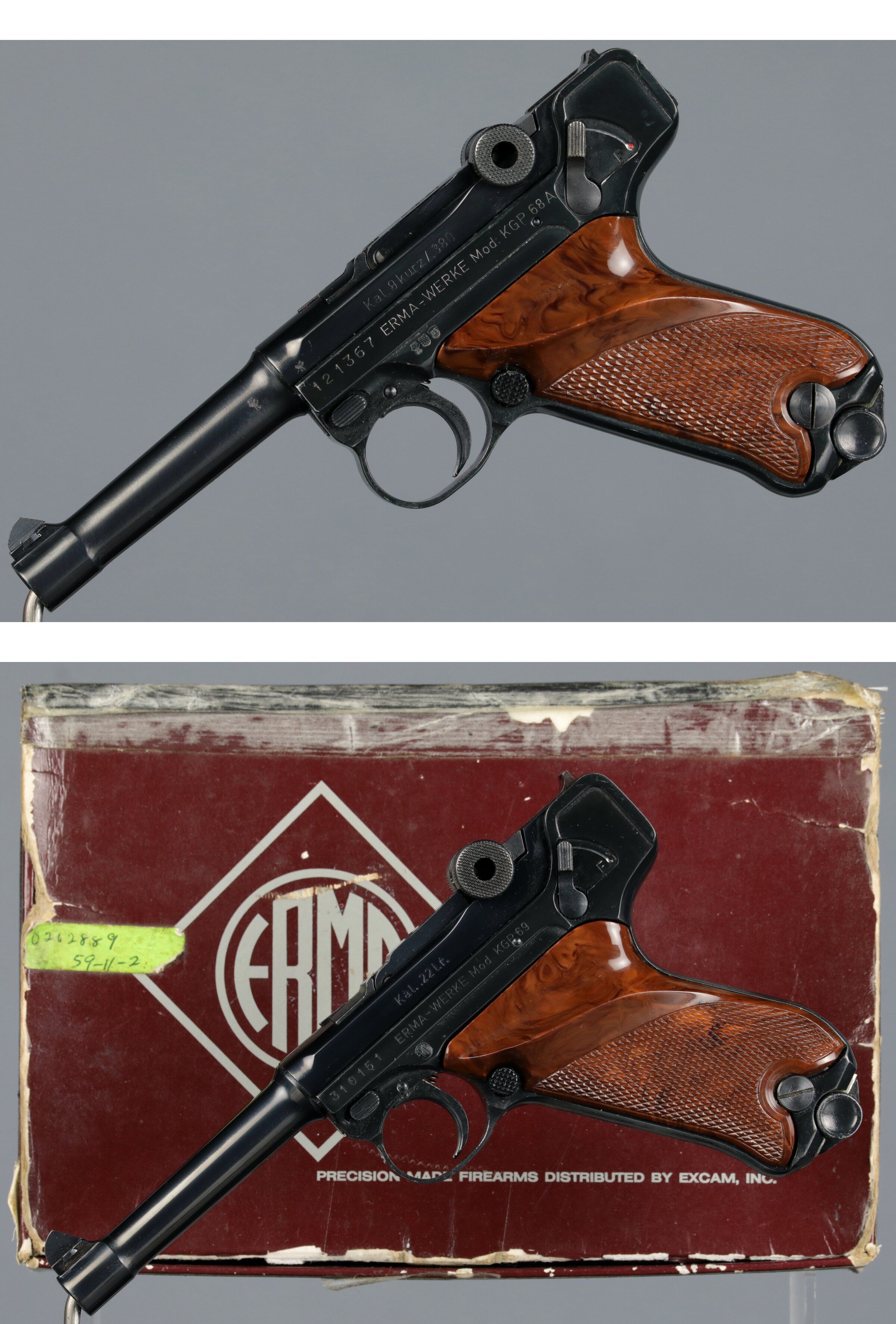 Two Erma Werke Semi-Automatic Pistols | Rock Island Auction