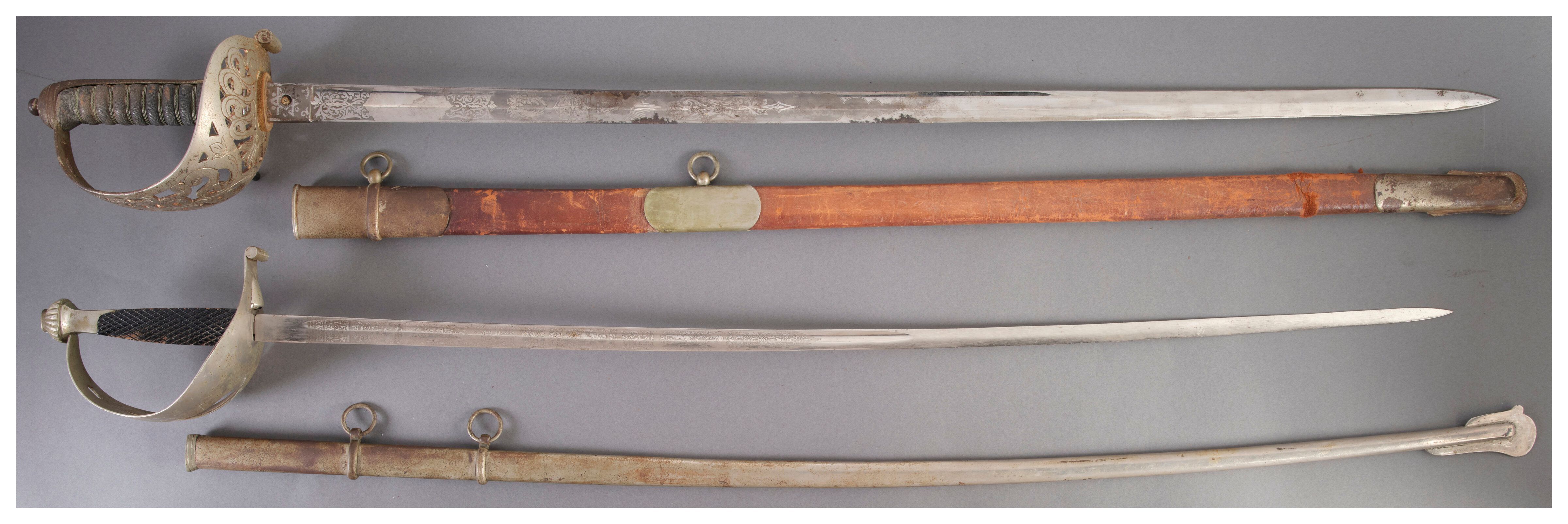 Two Swords with Scabbards | Rock Island Auction
