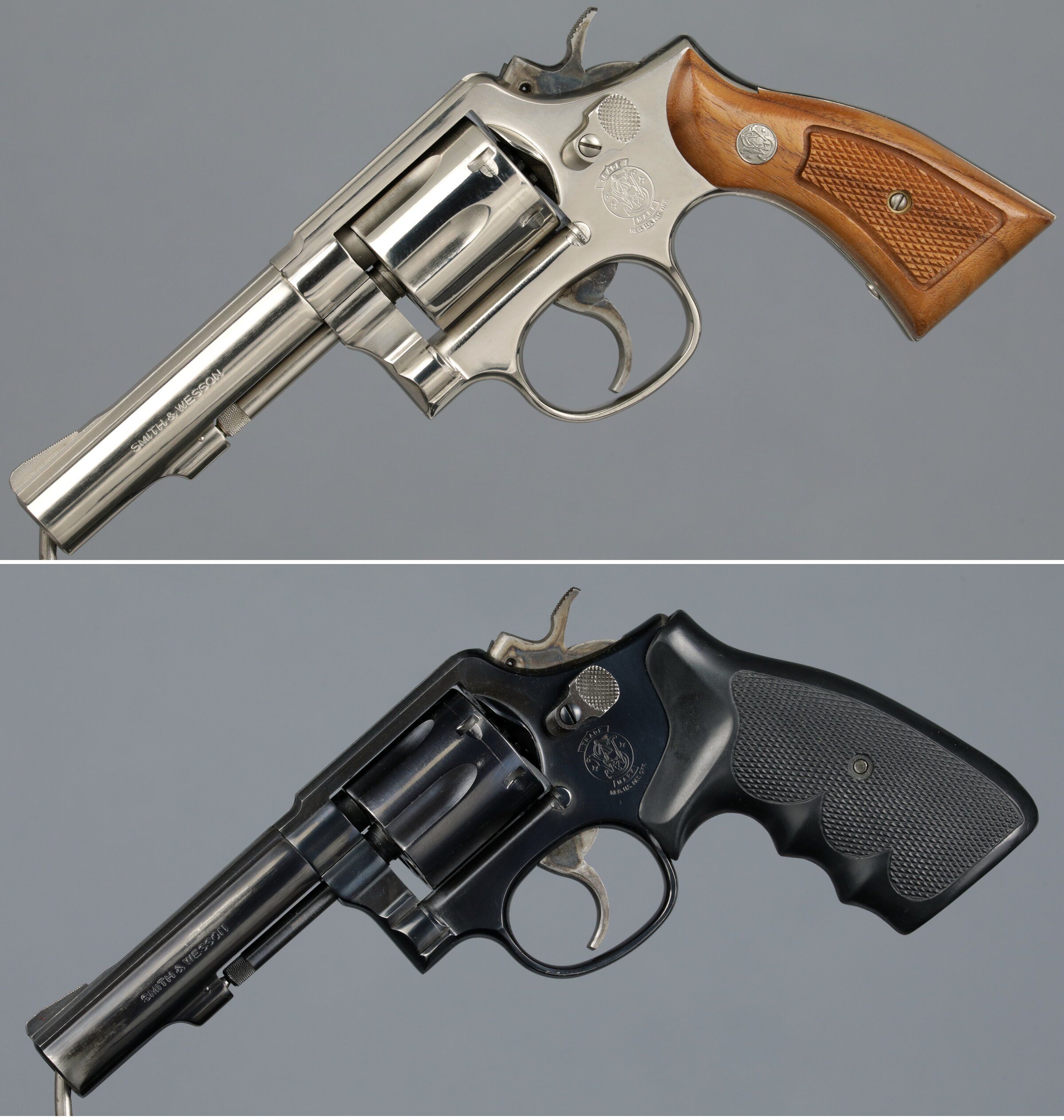 Two Smith & Wesson Model 10-10 Double Action Revolvers | Rock Island ...